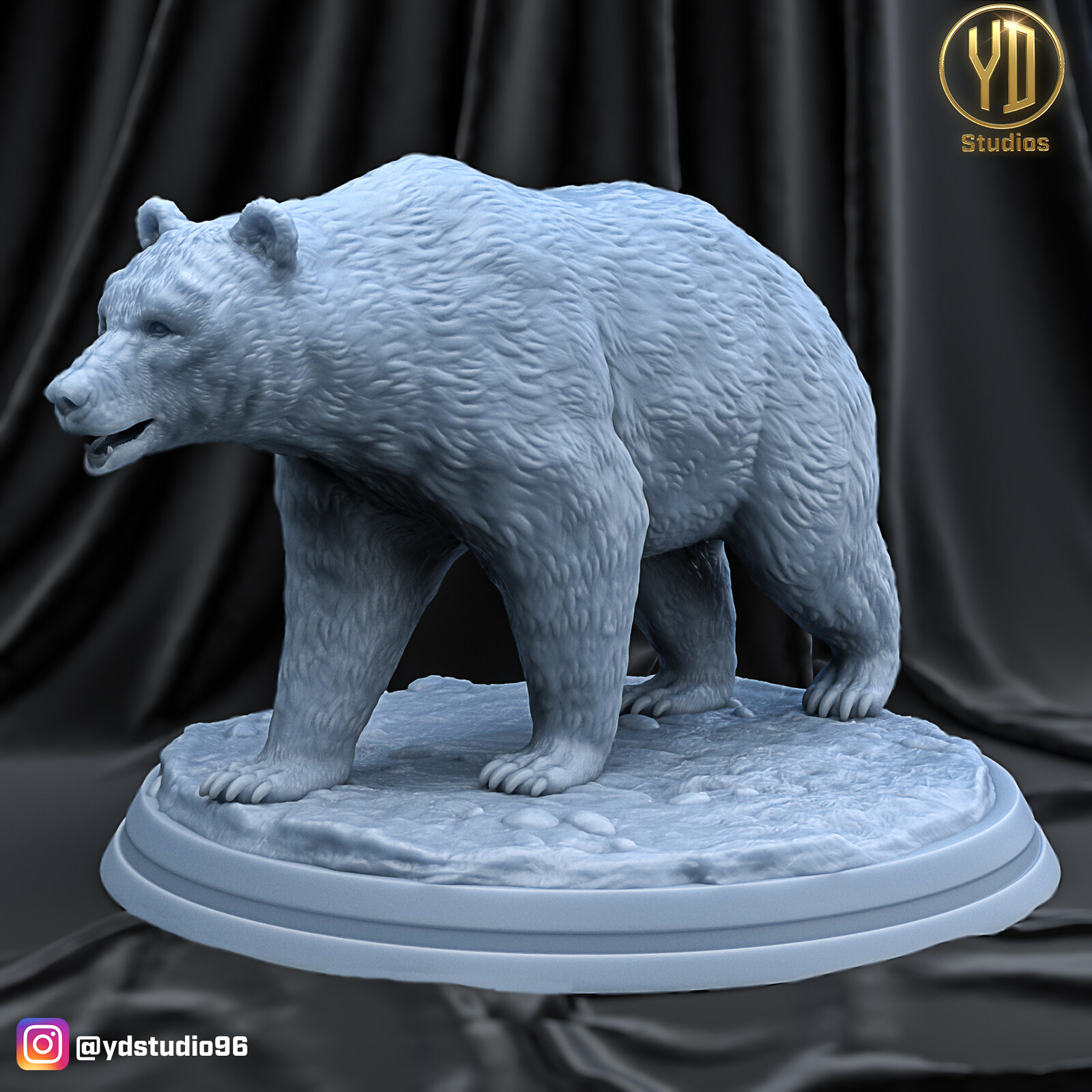 YD STUDIO - Bear 3d print model