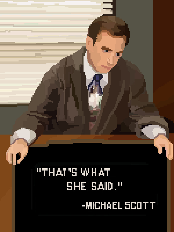 ArtStation - Michael Scott Pixel Art
