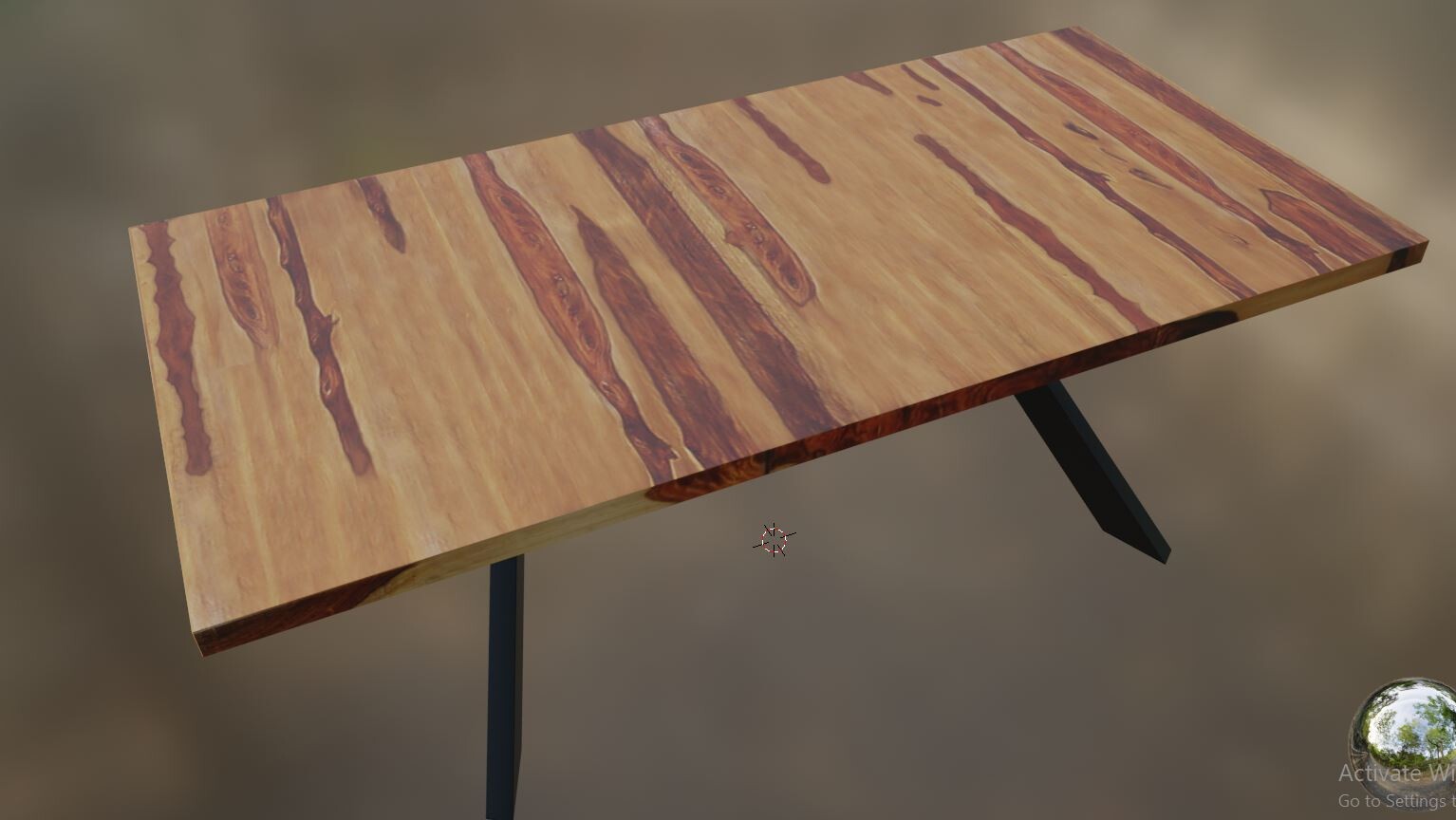 ArtStation - Hand Paint of a wooden table to match the reference