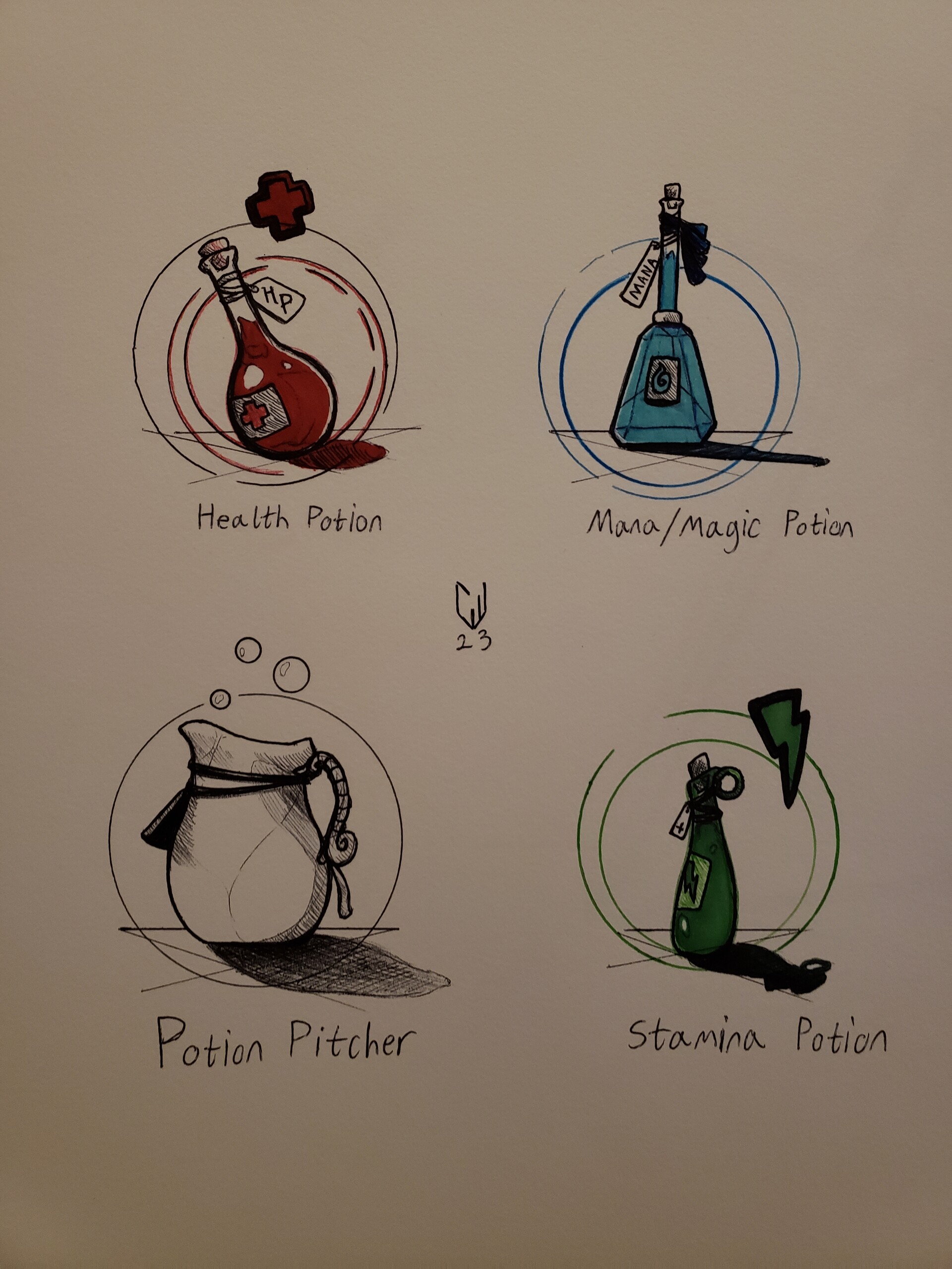 ArtStation - Potions for games