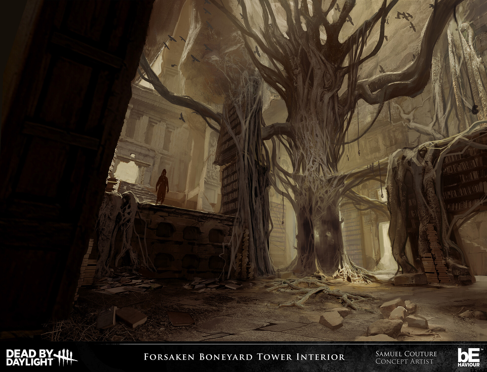 Samuel Couture - Dead by Daylight - Forsaken Boneyard Map Concept Art