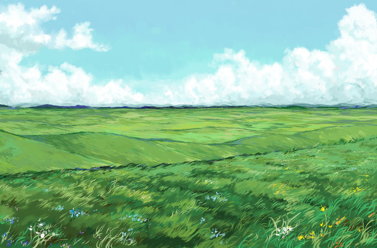 how to draw grass in ms paint