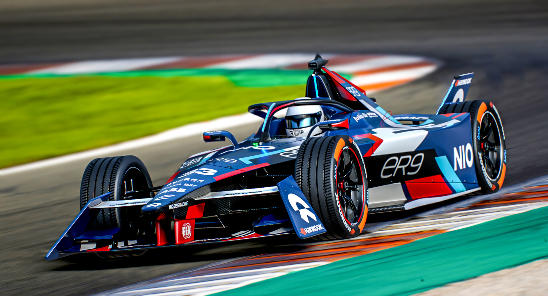 Oleksii Sergiyovych - NIO 333 Formula E 2023 Season Gen3 Race Car 3D model