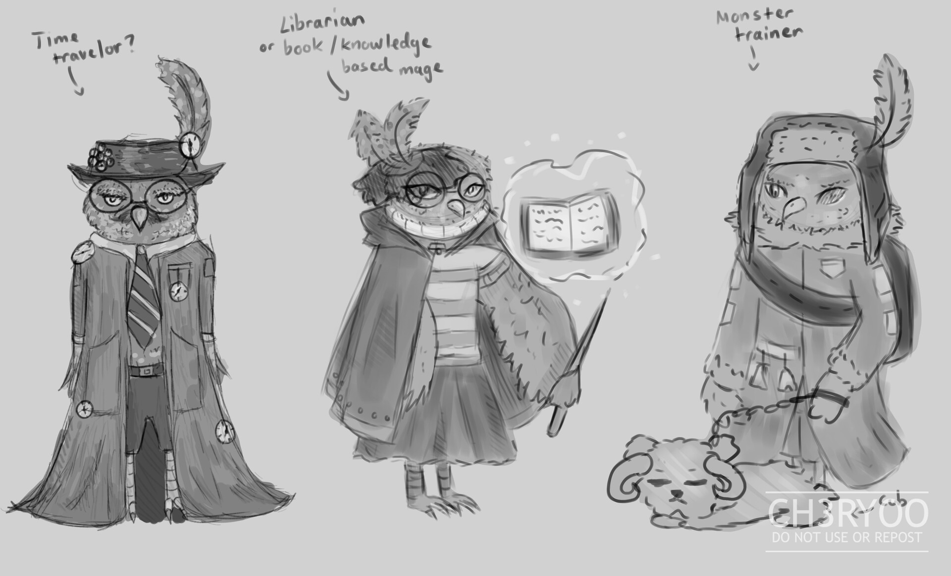 ArtStation - Fantasy Owl Concepts