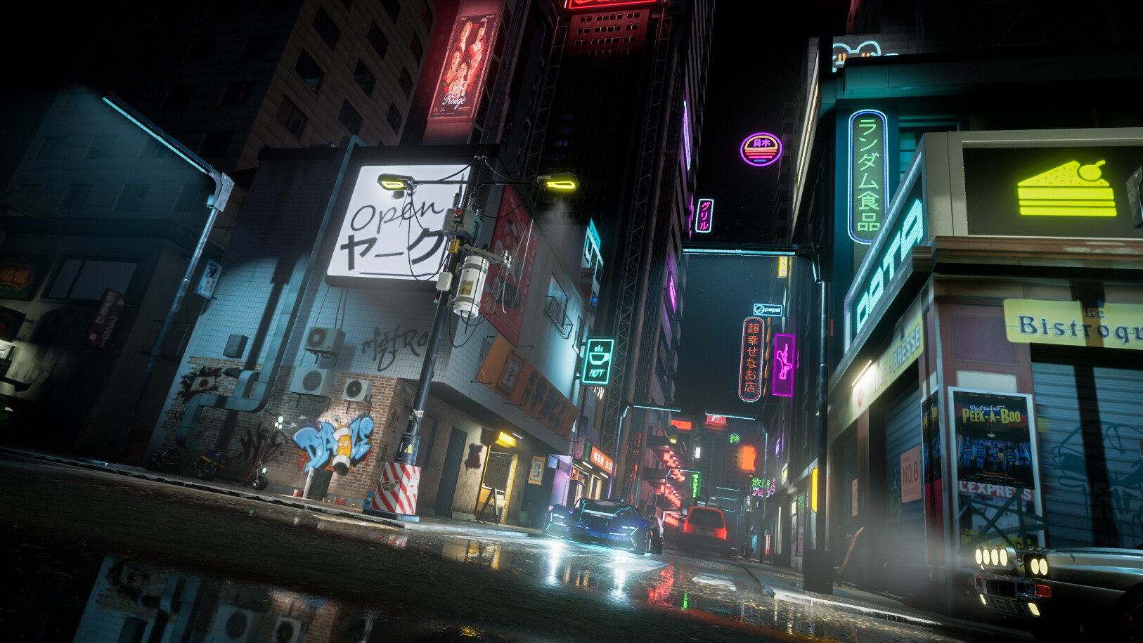 ArtStation - Cyberpunk Environment