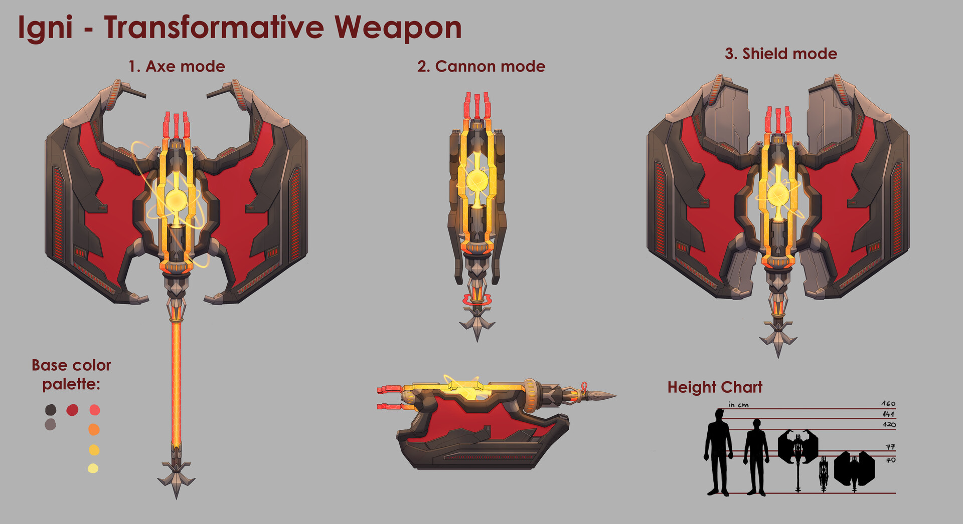 ArtStation - Igni - Transformative Weapon (commission)
