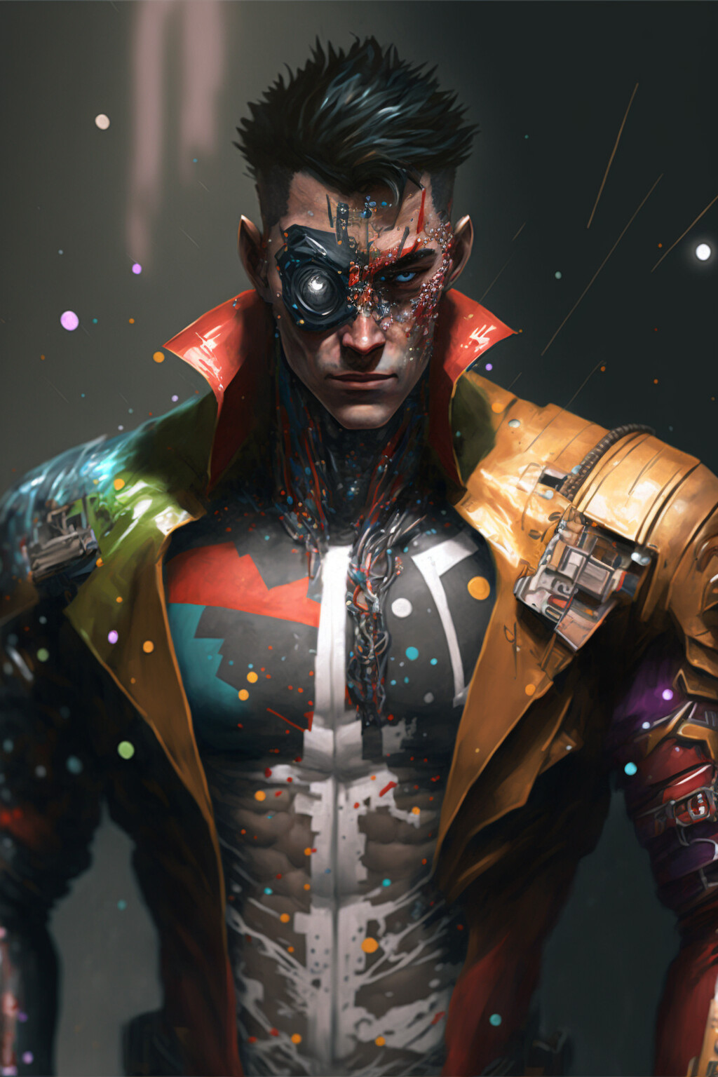 ArtStation - Cyborg Superhero