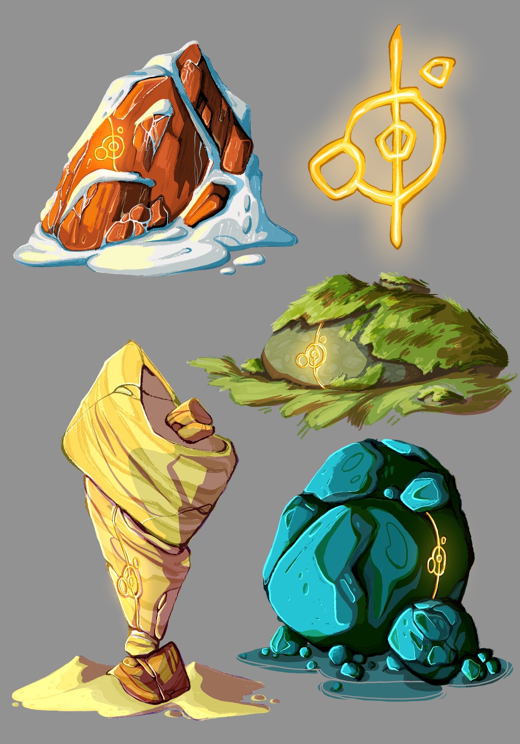 ArtStation - Rock Concepts