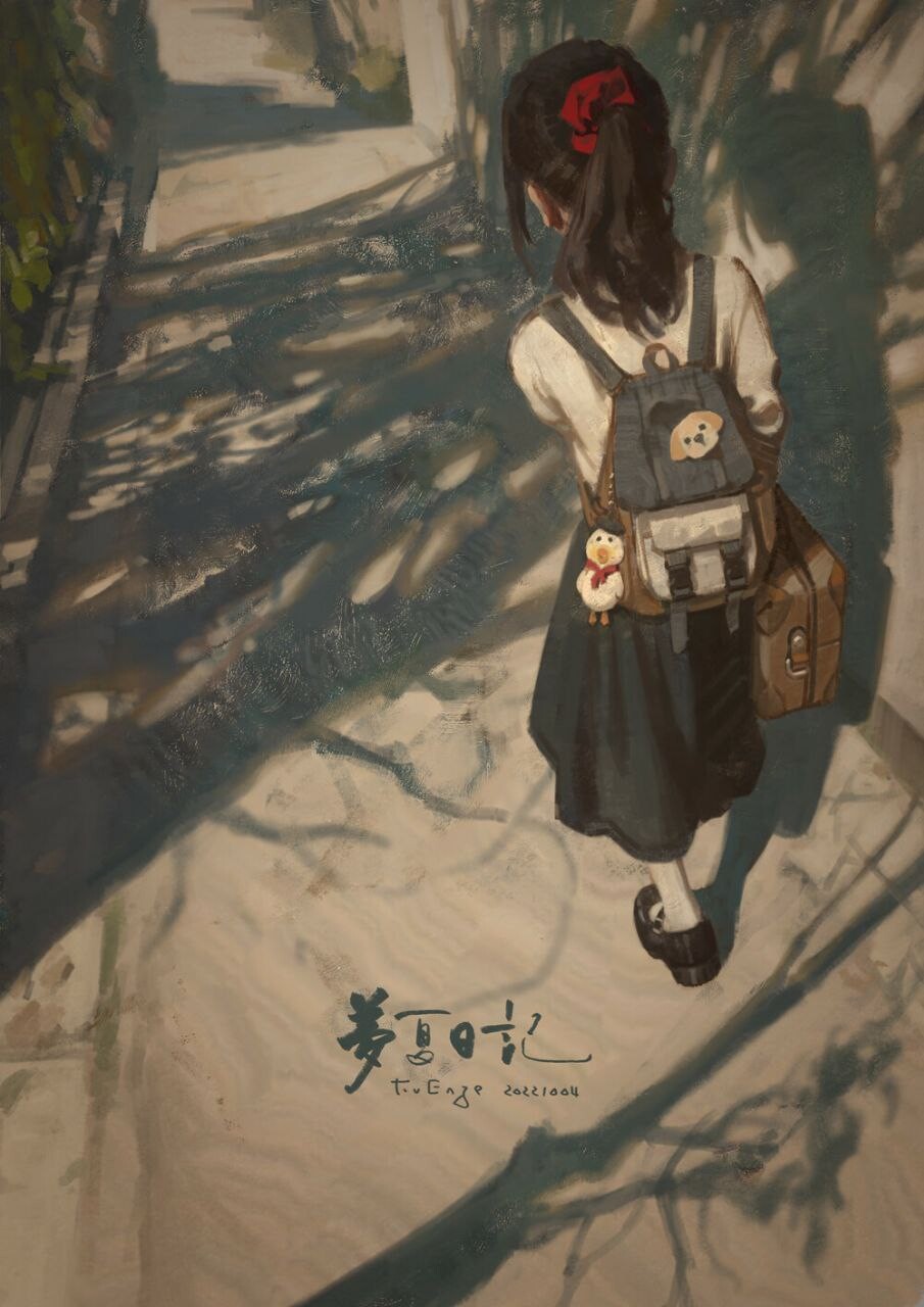 ArtStation - Art sad girl by me