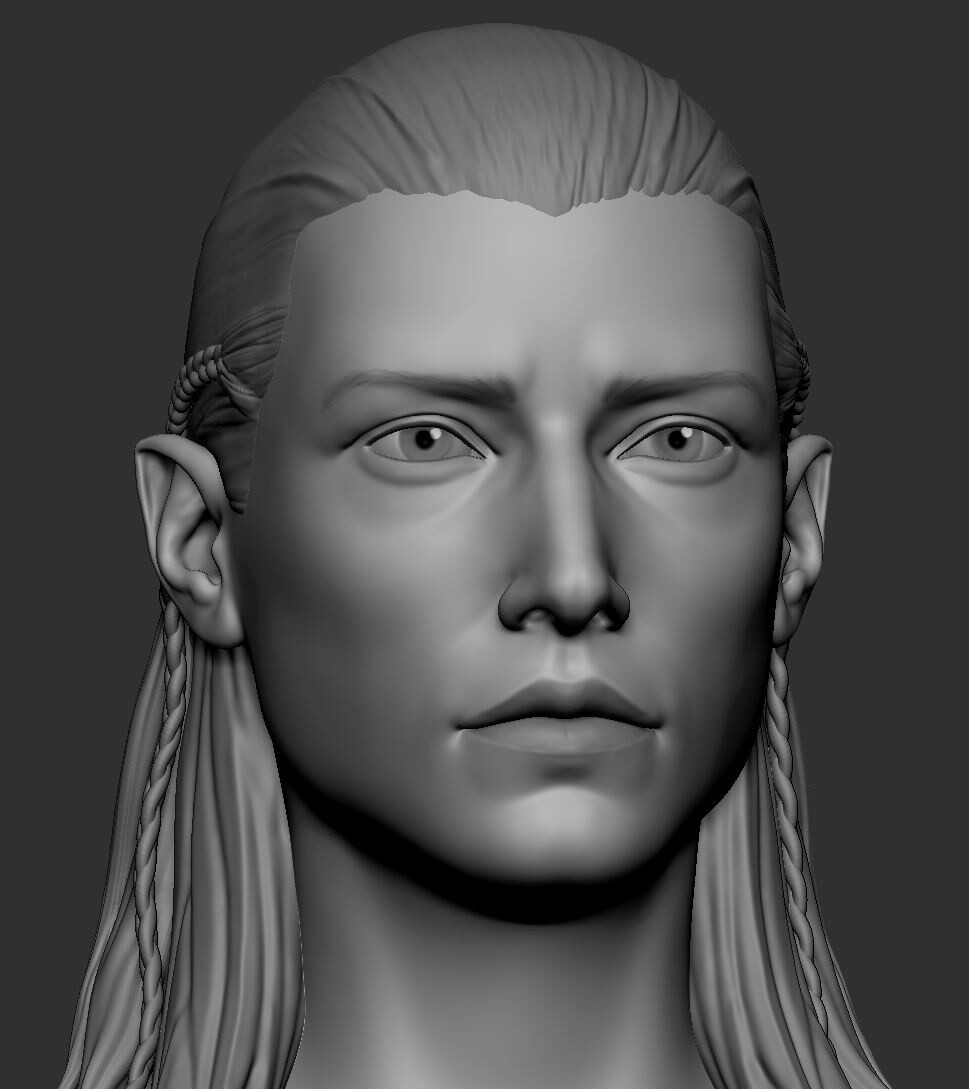 ArtStation - Zbrush sketch stylized elf