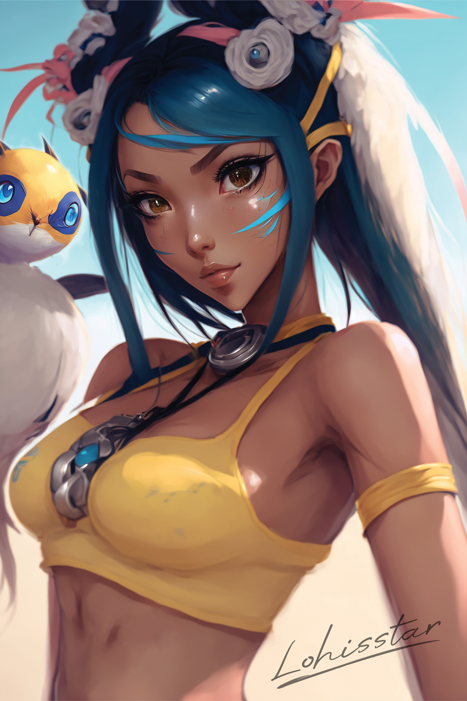 ArtStation - Beach Girl Nessa