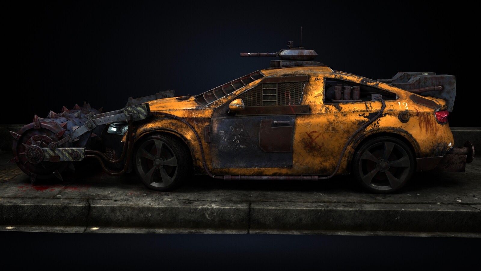 Ashwini Chand - Zombie apocalypse car concept