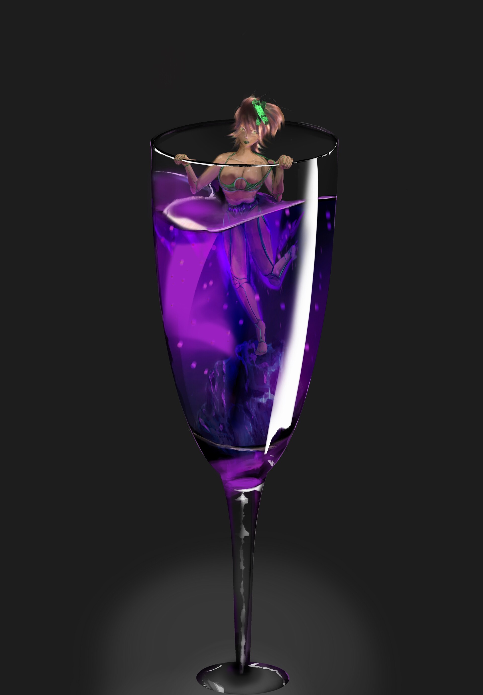 ArtStation - Girl in the Glass