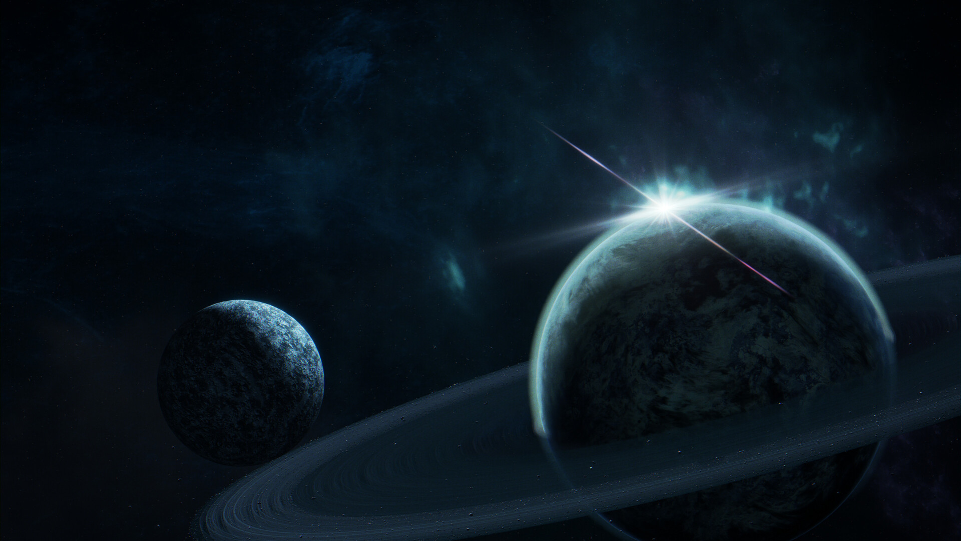 ArtStation - Exoplanet In Deep Space