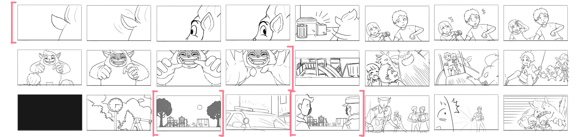 ArtStation - Monggi the Monster (Storyboard Animatic)