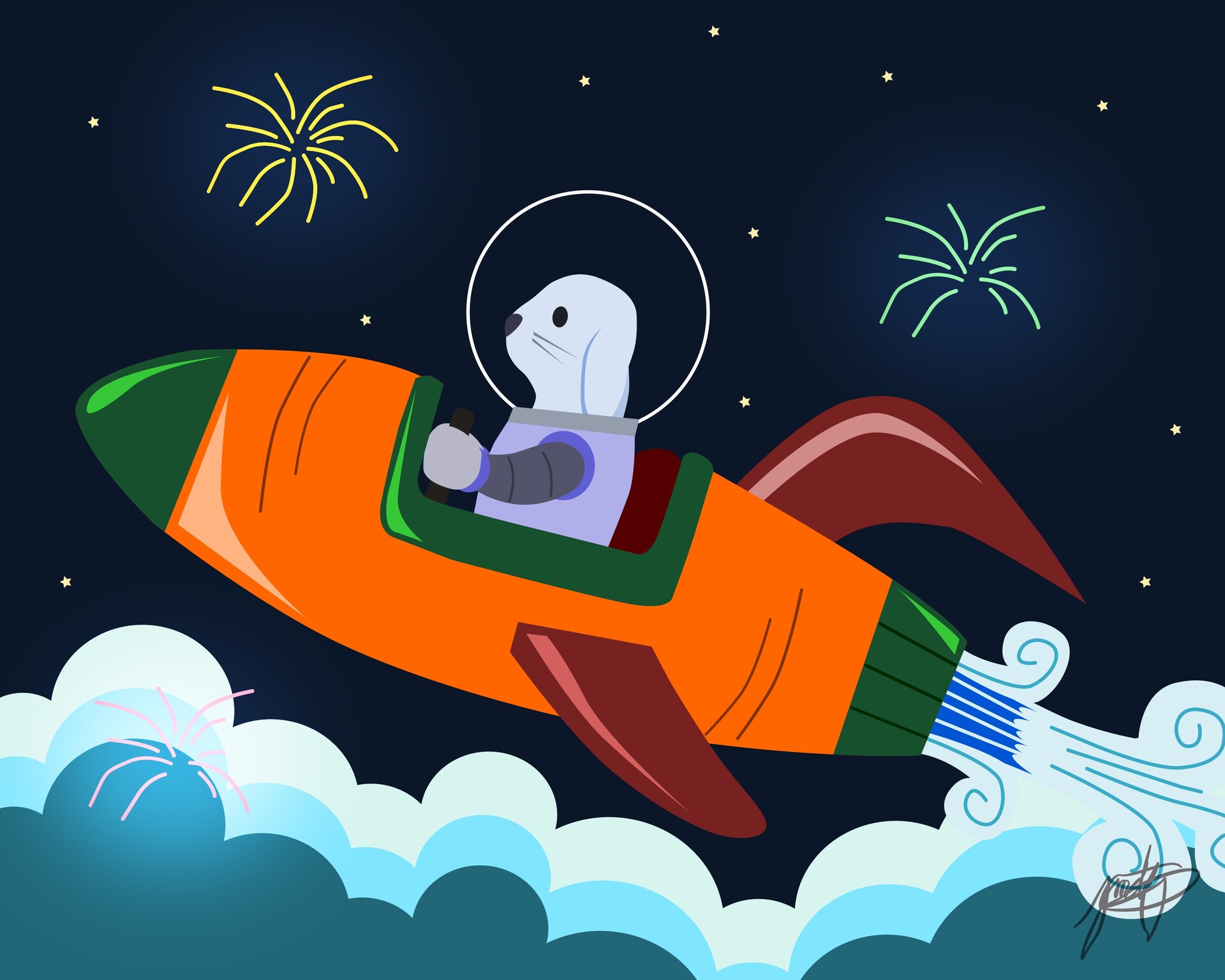 ArtStation - Rocket Rabbit