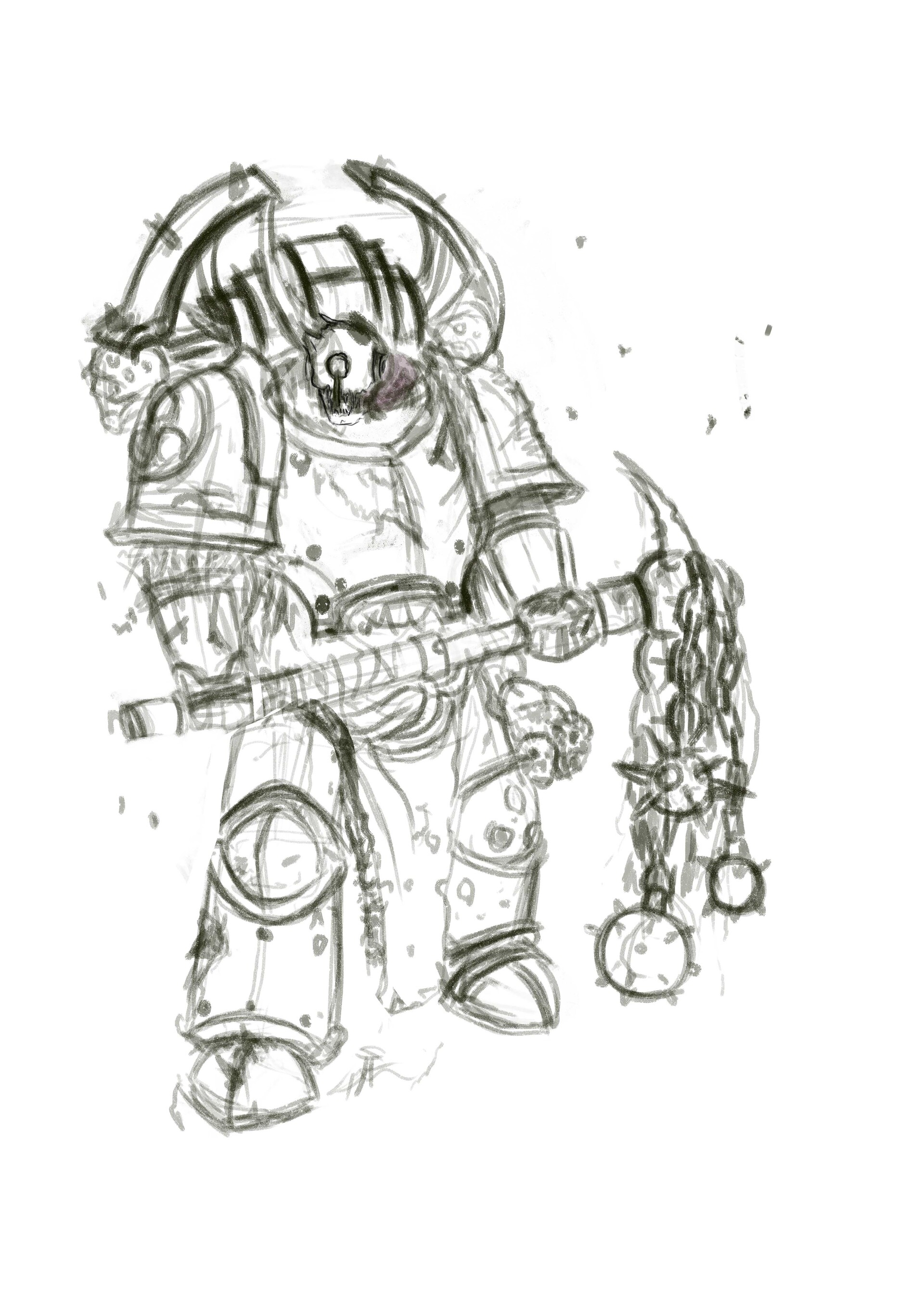 how to draw warhammer characters