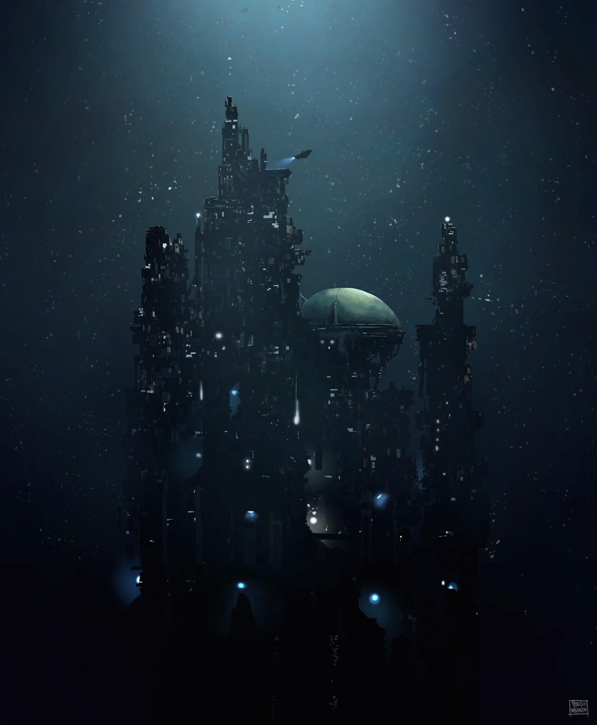 ArtStation - Deep Sea Research Facility