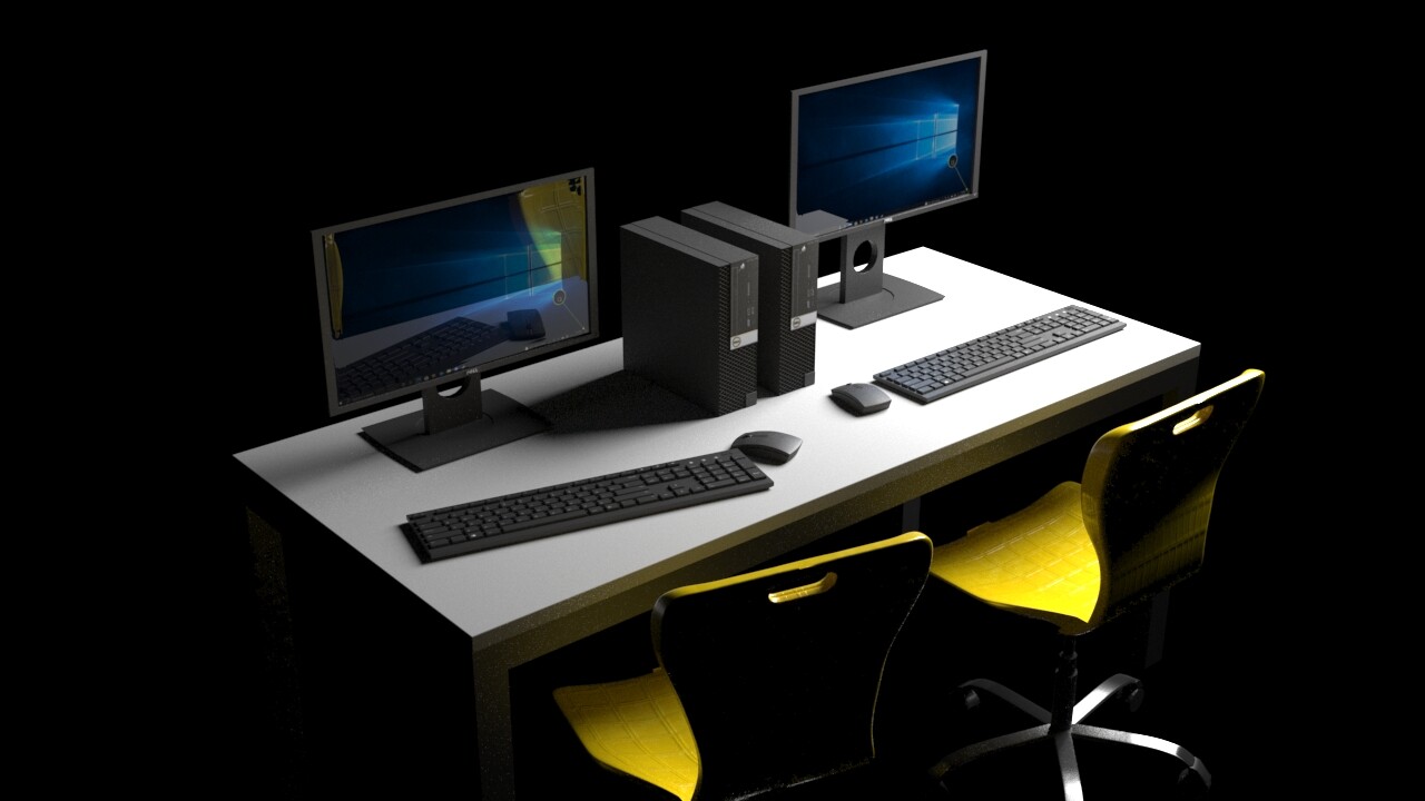 Mustafa Engin - 3D Modelling - Computer Lab