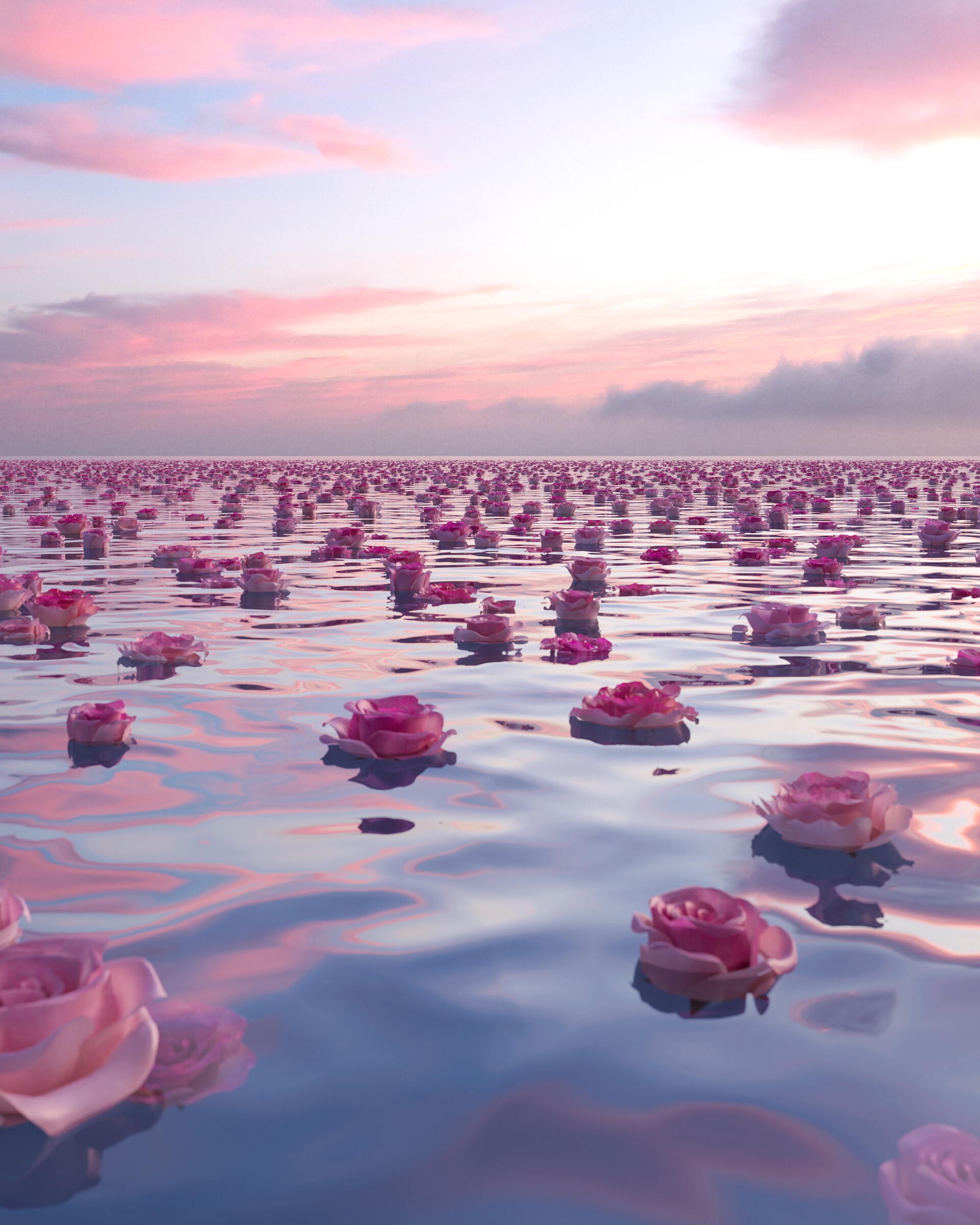 ArtStation - drowned flowers