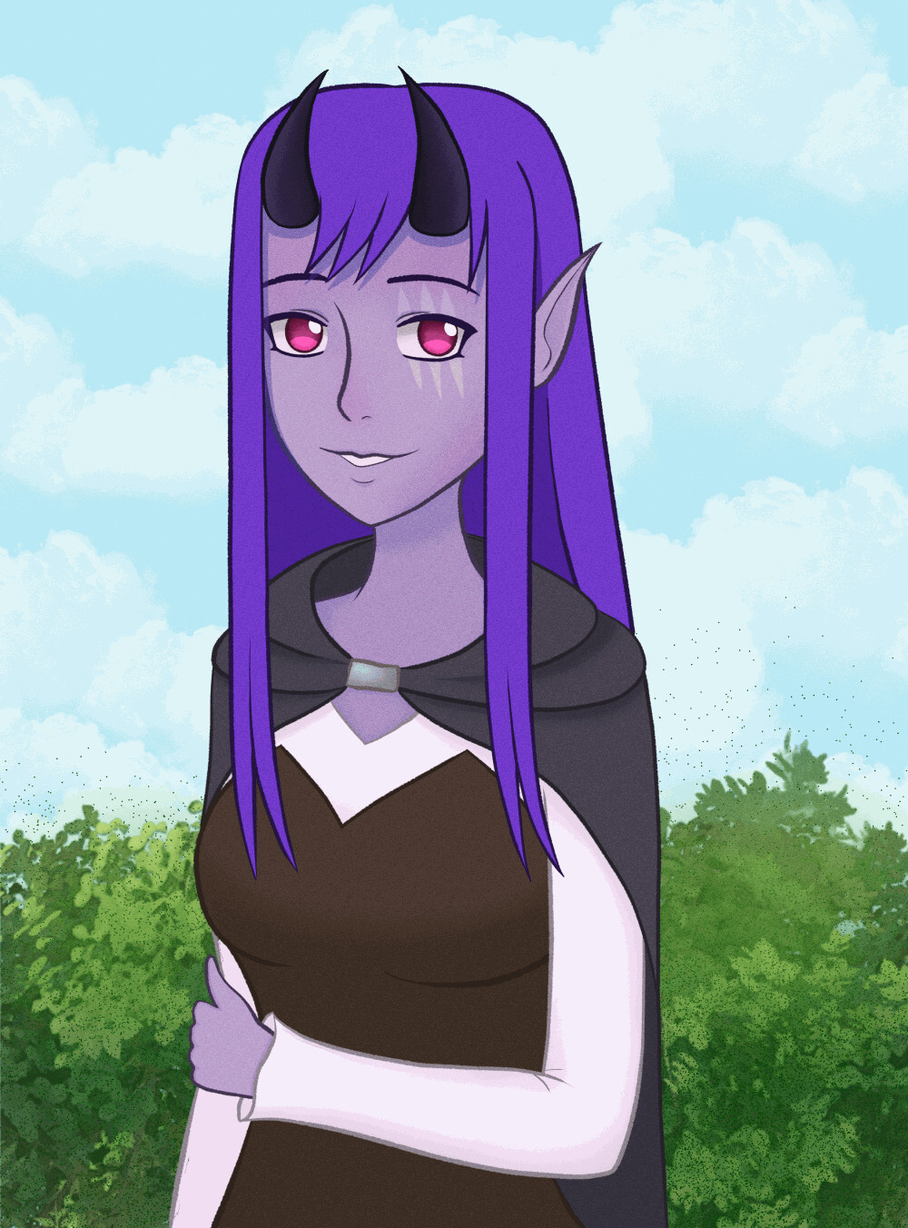 ArtStation - DnD Animation; Azura Hair Blowing in the Wind