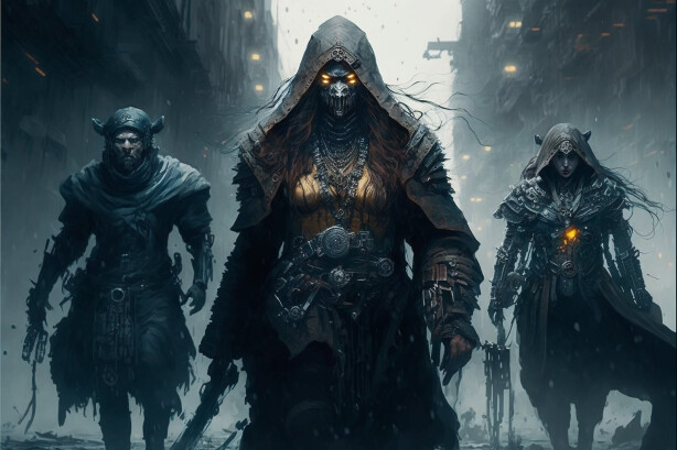 Steven Craig Hickman - Cover Art - Grimdark Future