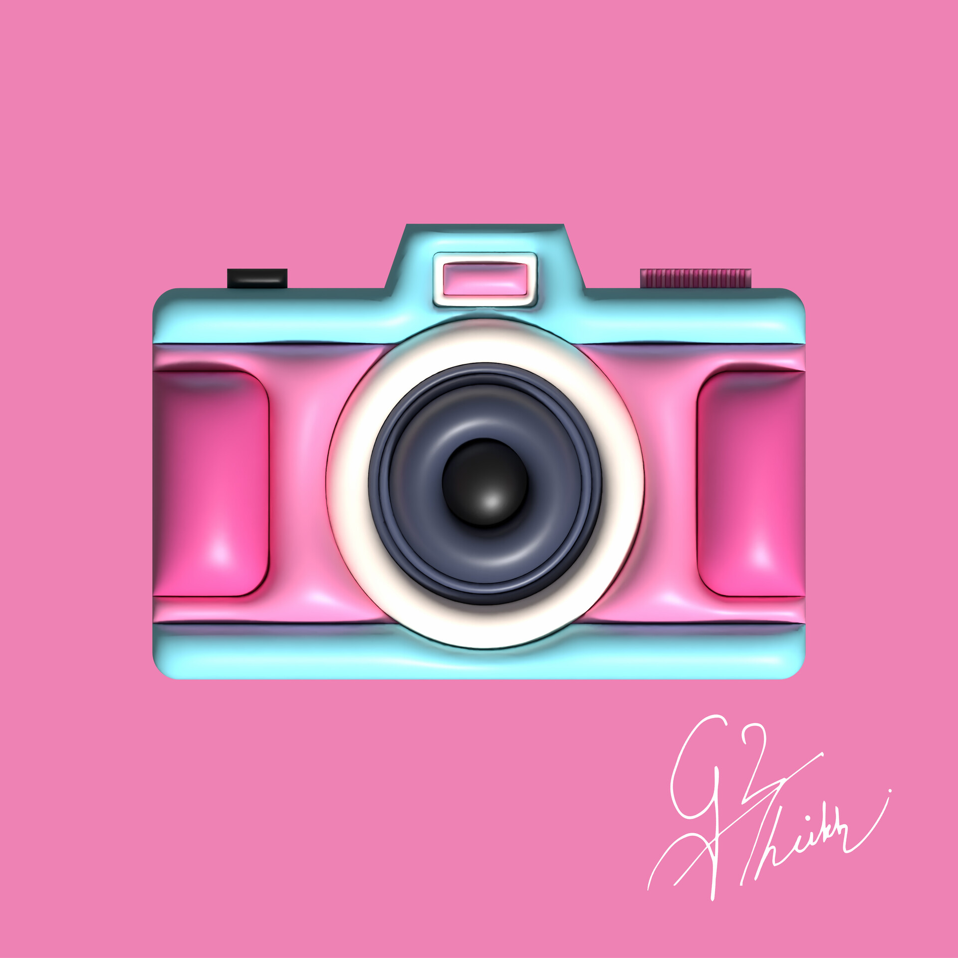 ArtStation - 3D Camera Modeling Illustration