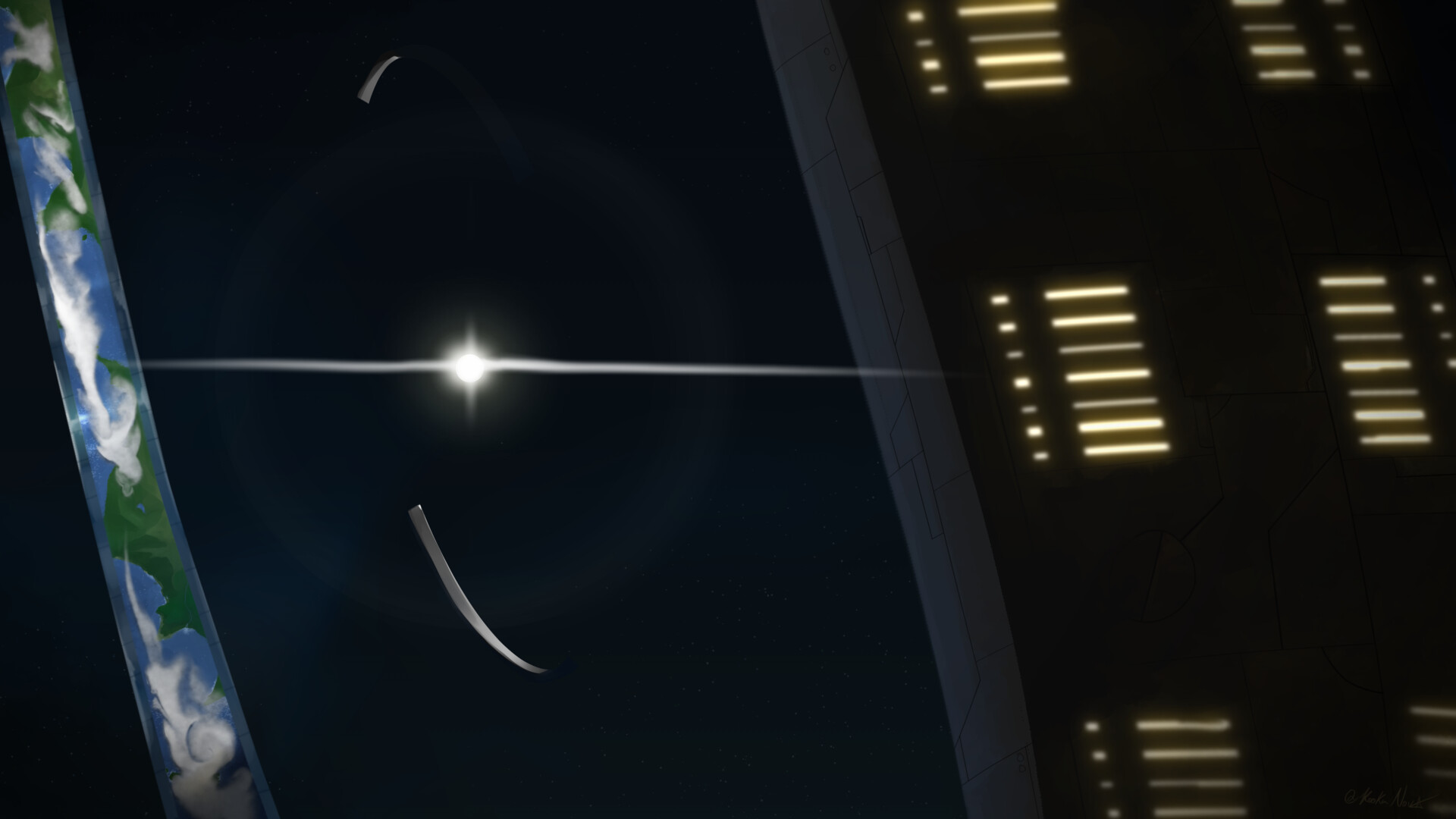 ArtStation - Fusion-Solar Powered Ring World