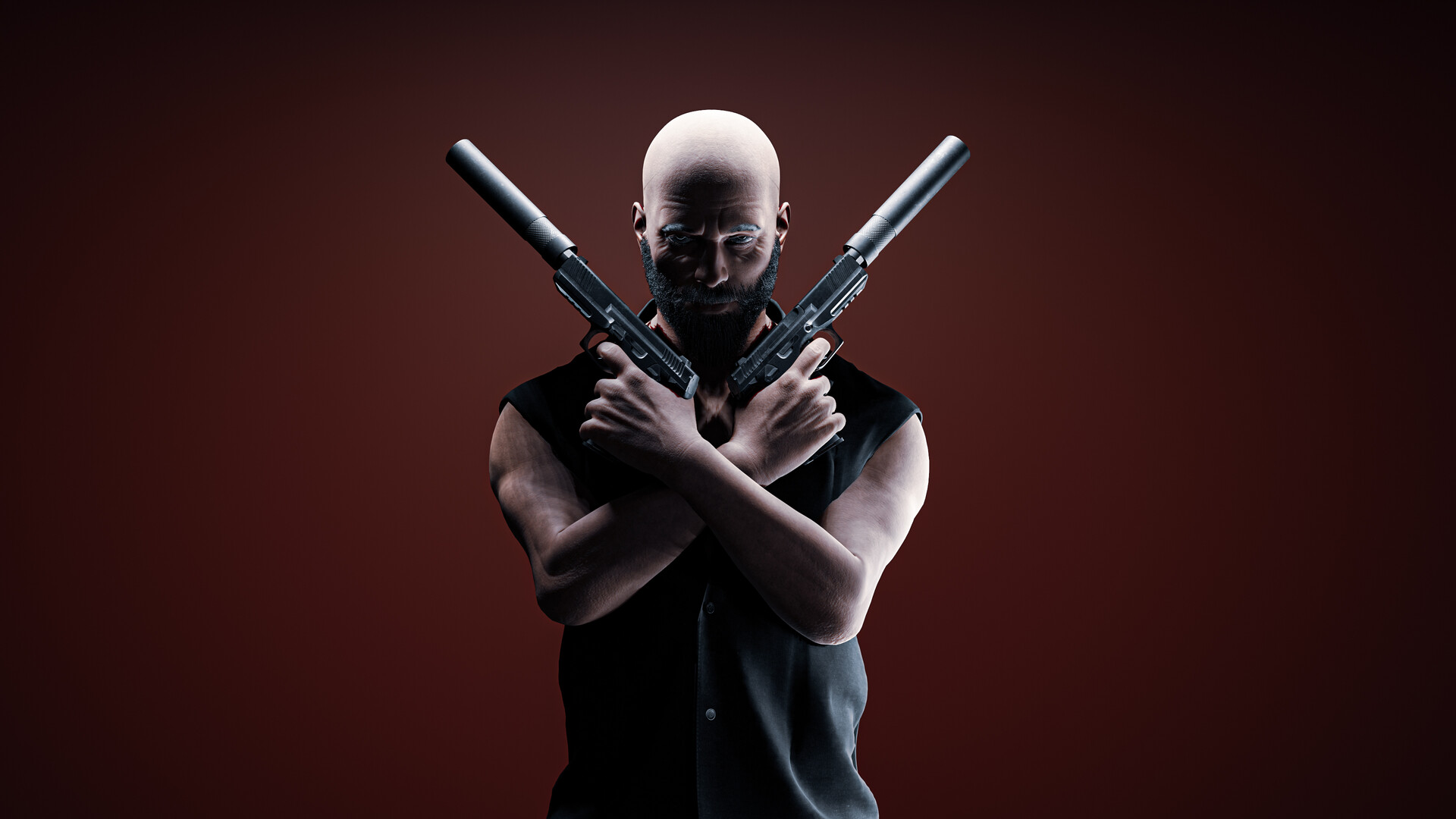 Realtime GraphX - Hitman Game Ready Character