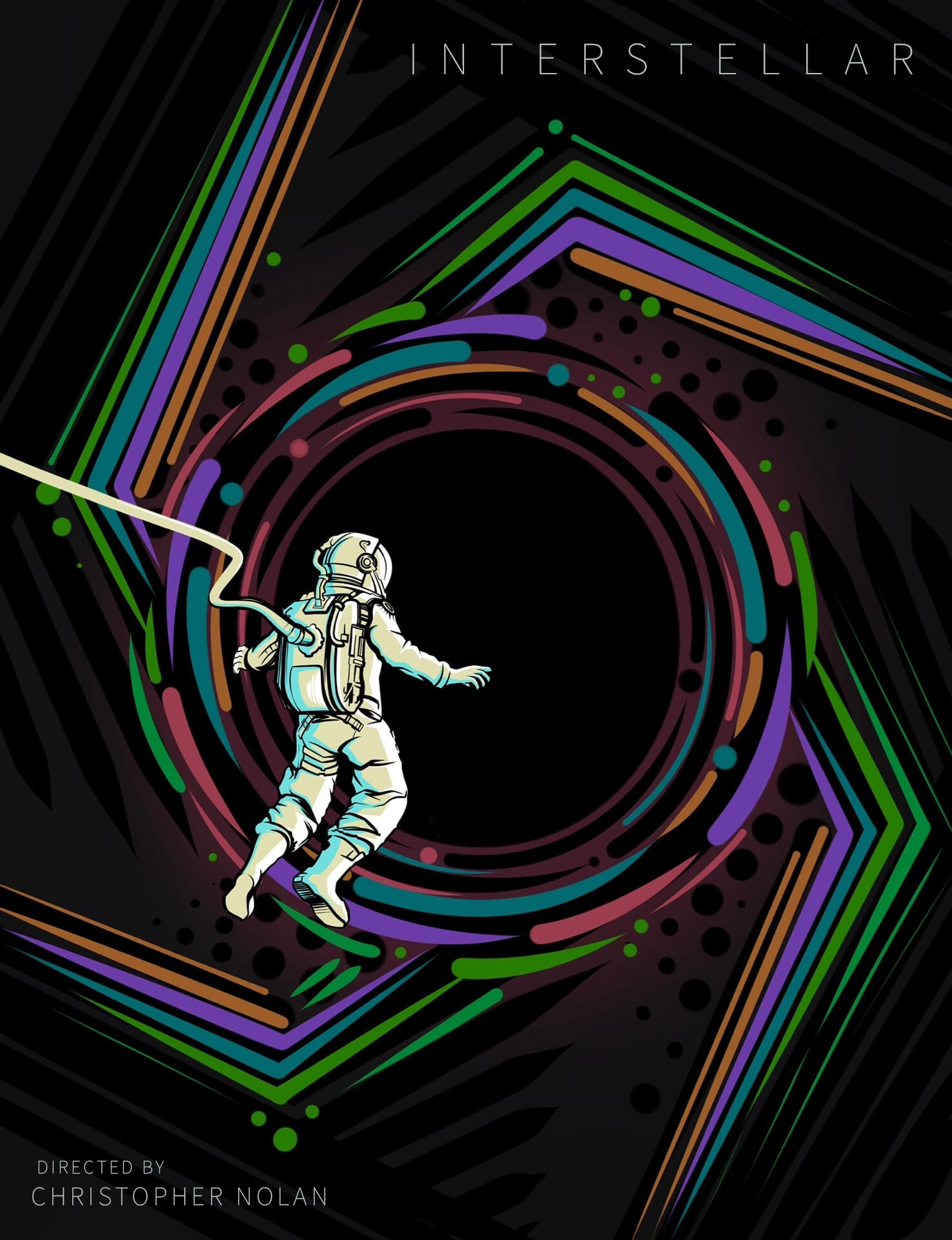 ArtStation - Interstellar (2014) movie poster design