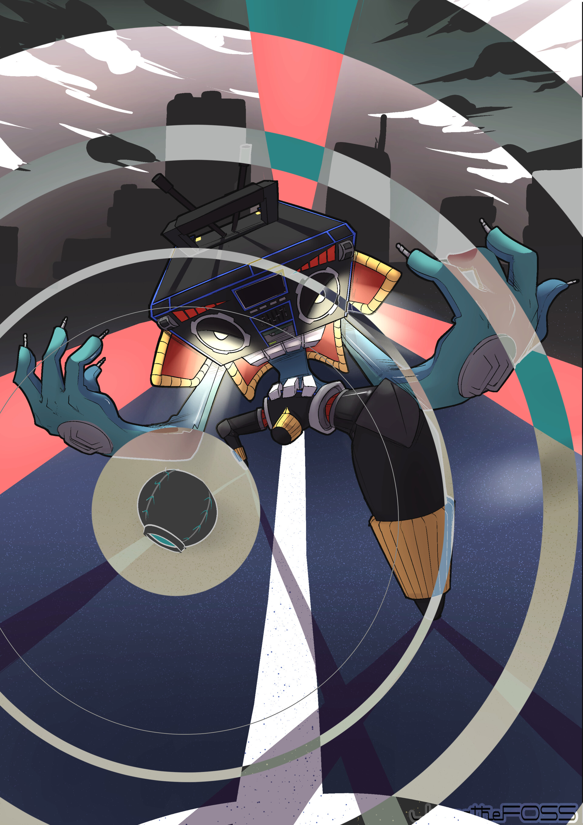 ArtStation - Doombox Lethal League Fanart