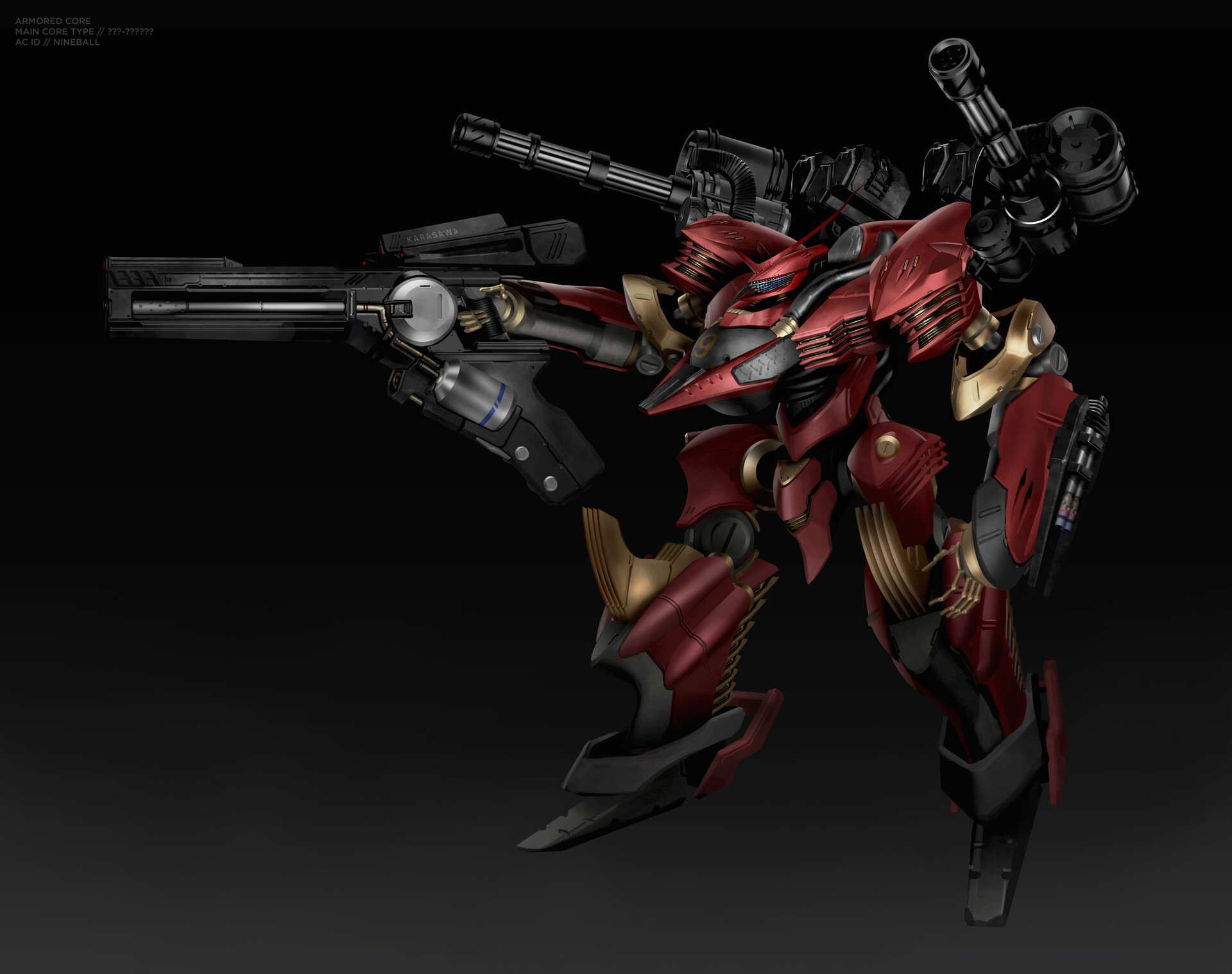 ArtStation - Armored Core - Nineball