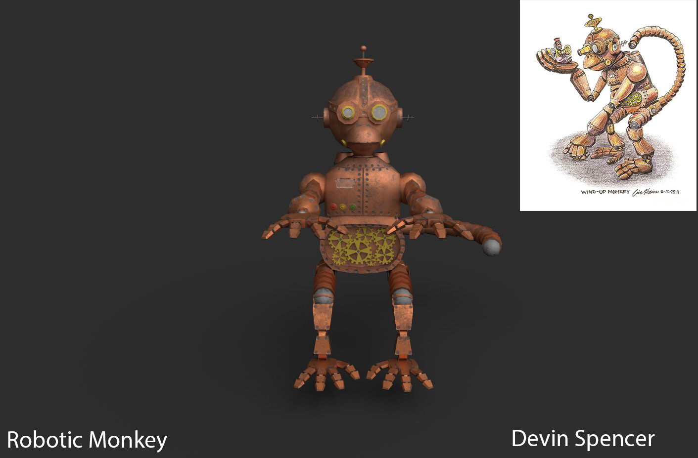 ArtStation - Robotic Monkey