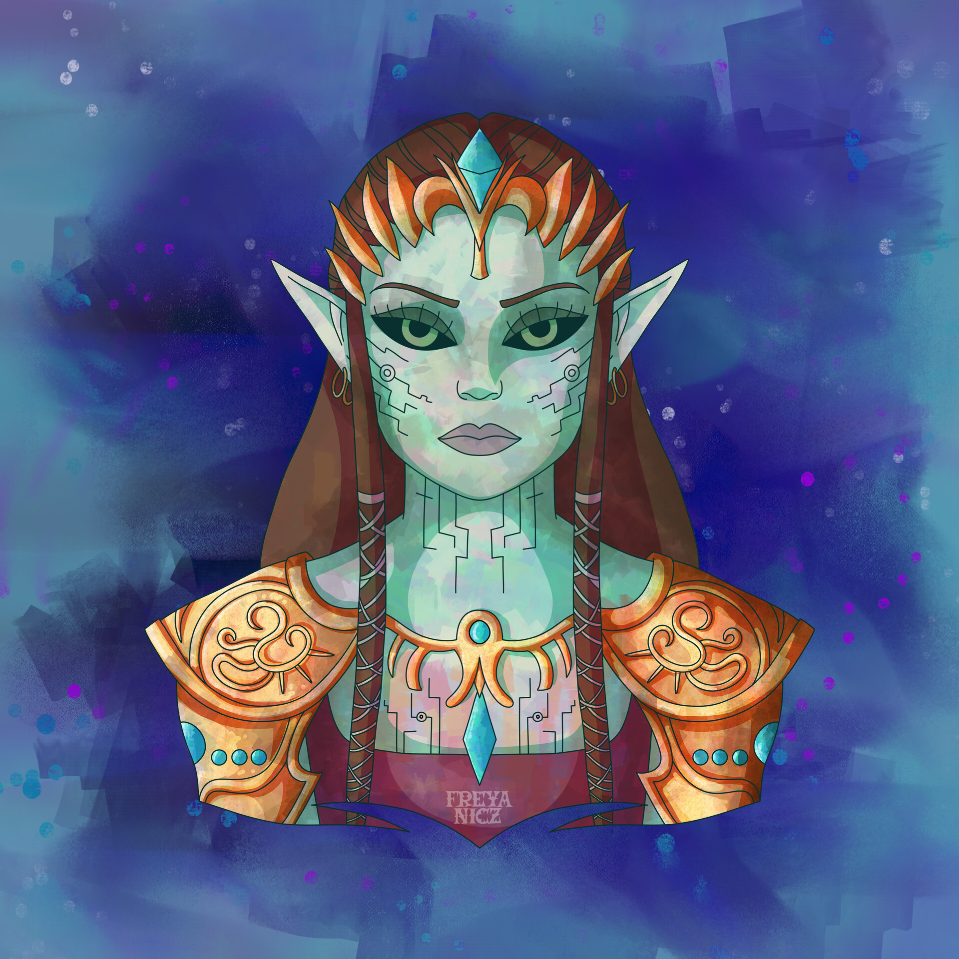ArtStation - Possessed Zelda | Zelda Twilight Princess