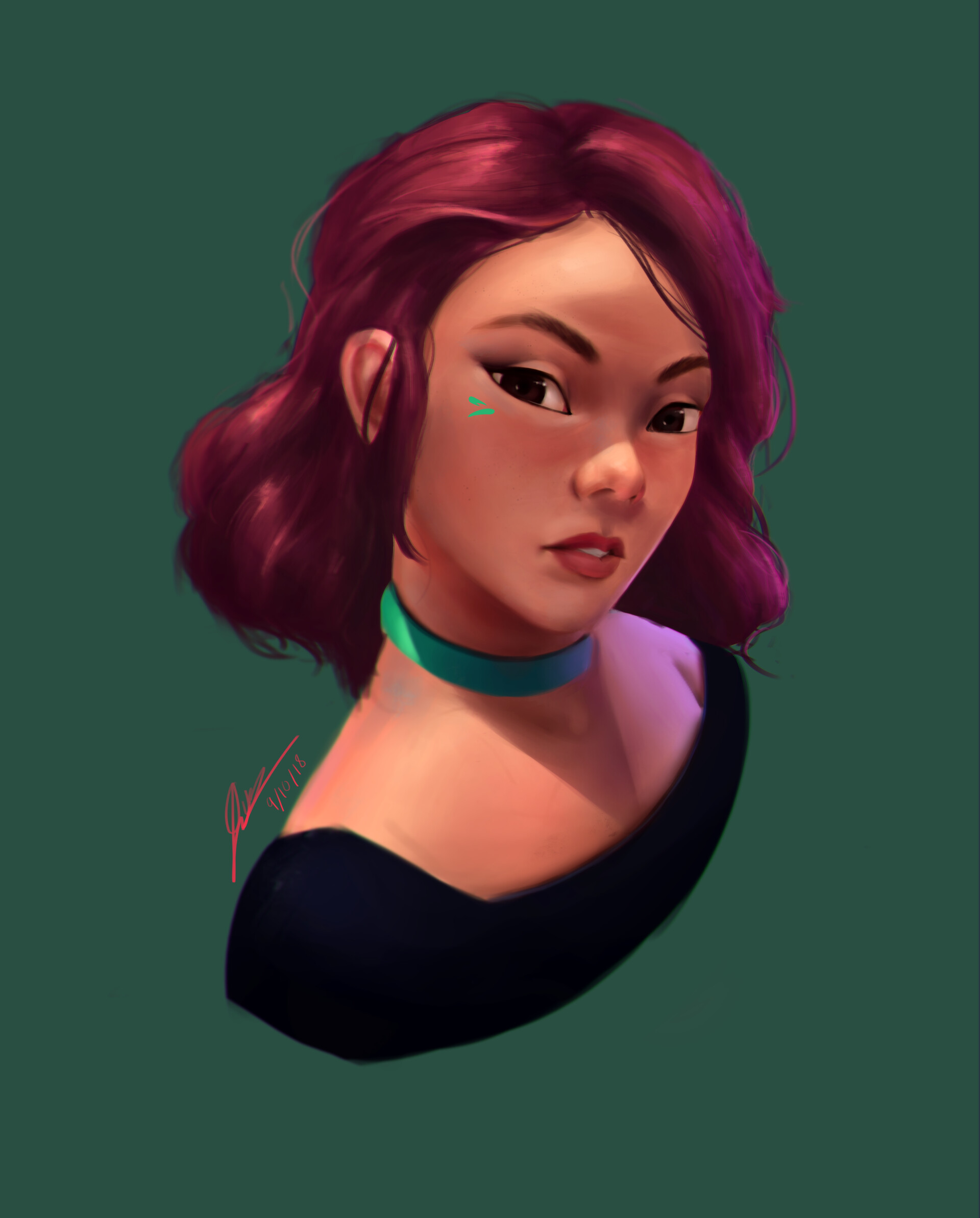 ArtStation - Portrait of Ann