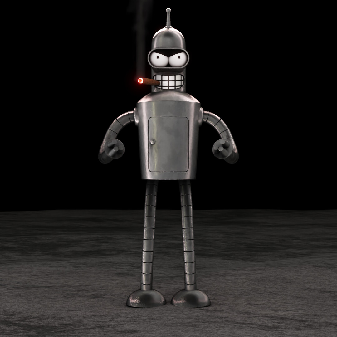 ArtStation - Bender from Futurama