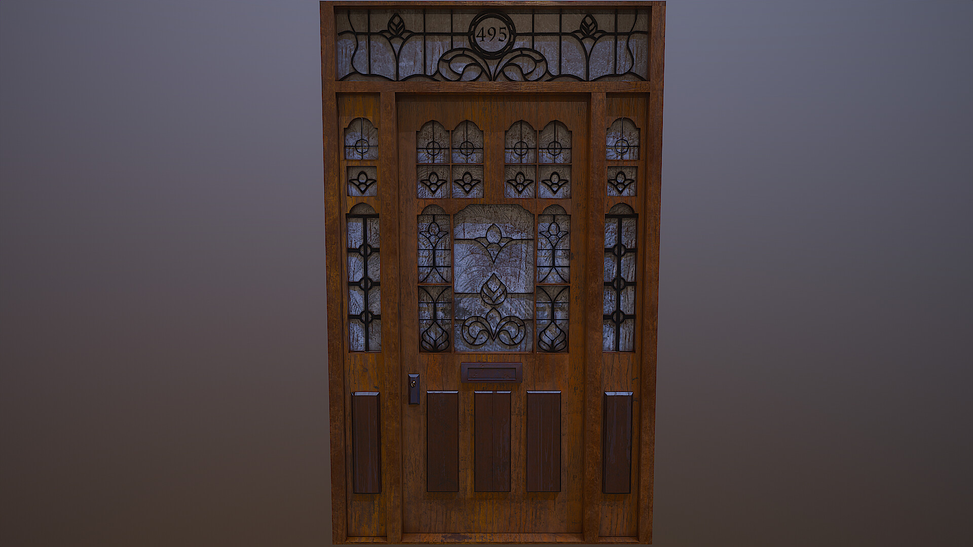 ArtStation - Menacing Mansion Front Door