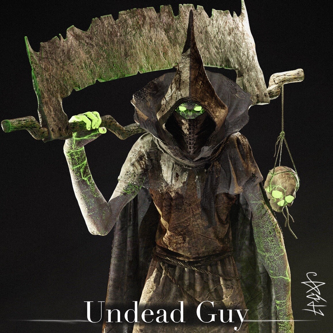 ArtStation - Undead Guy - Video Game Character - Bogdan Rezunenko