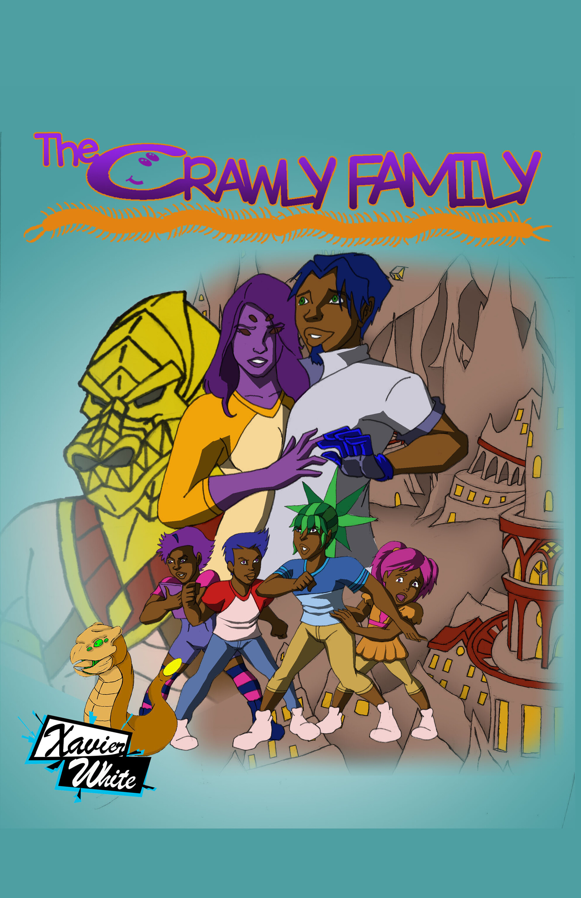 ArtStation - Crawly family book