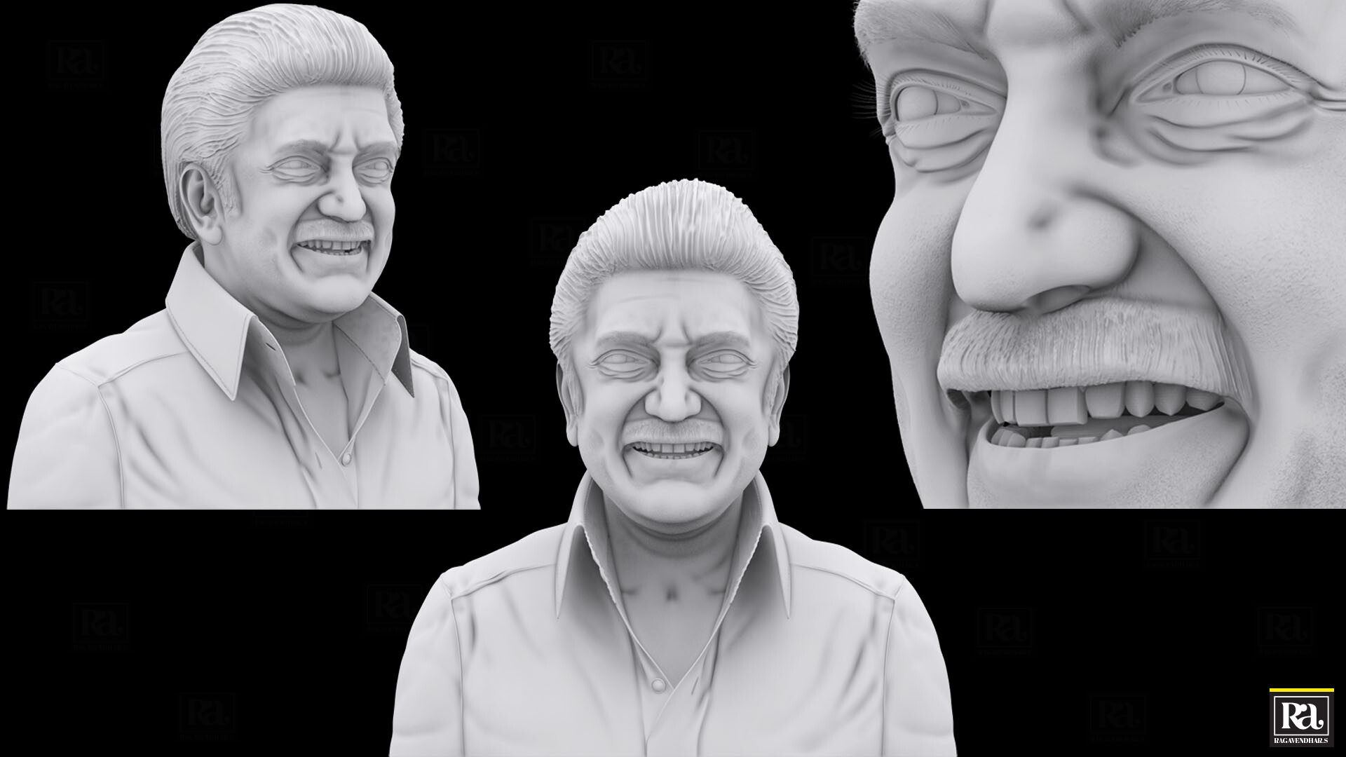 ArtStation - 3D Face Model (Maya & Zbrush)