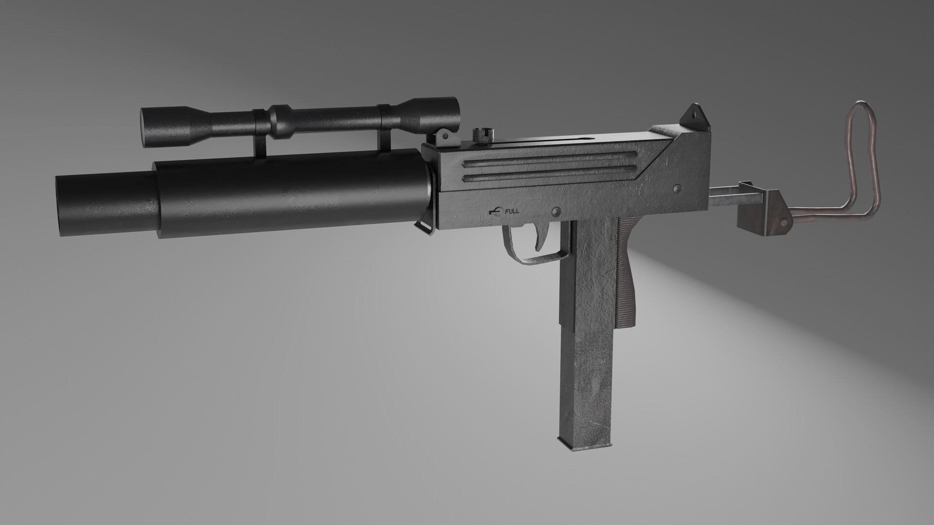 Matthew Louden - Ingram Mac-10 with Attachments