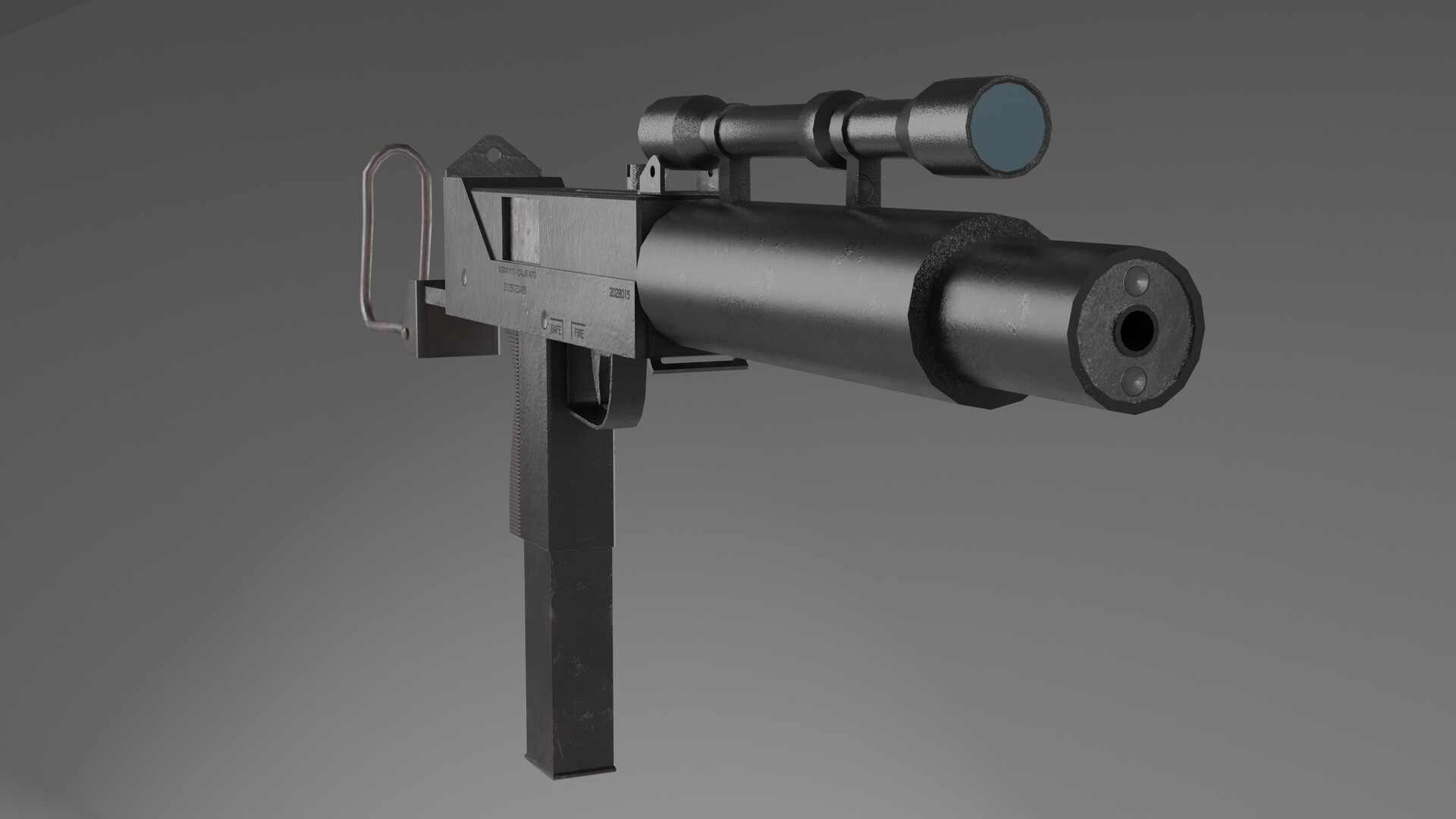 Matthew Louden - Ingram Mac-10 with Attachments