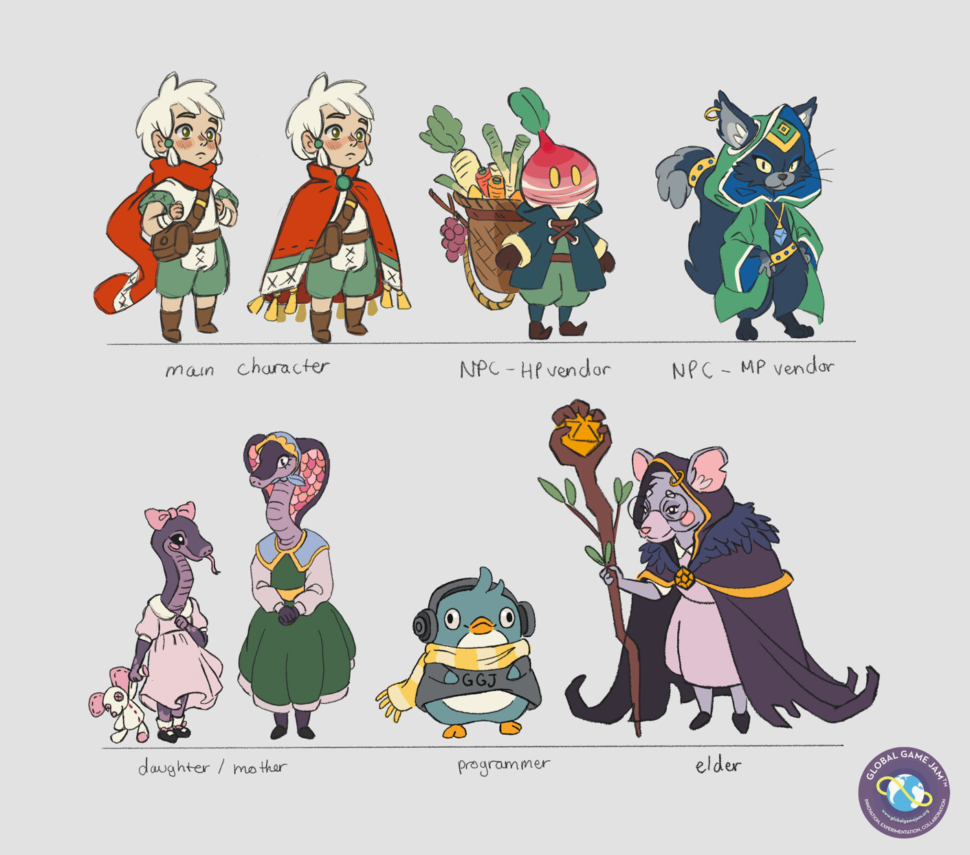 ArtStation - A Tale of Two Sides - Game Jam 2022