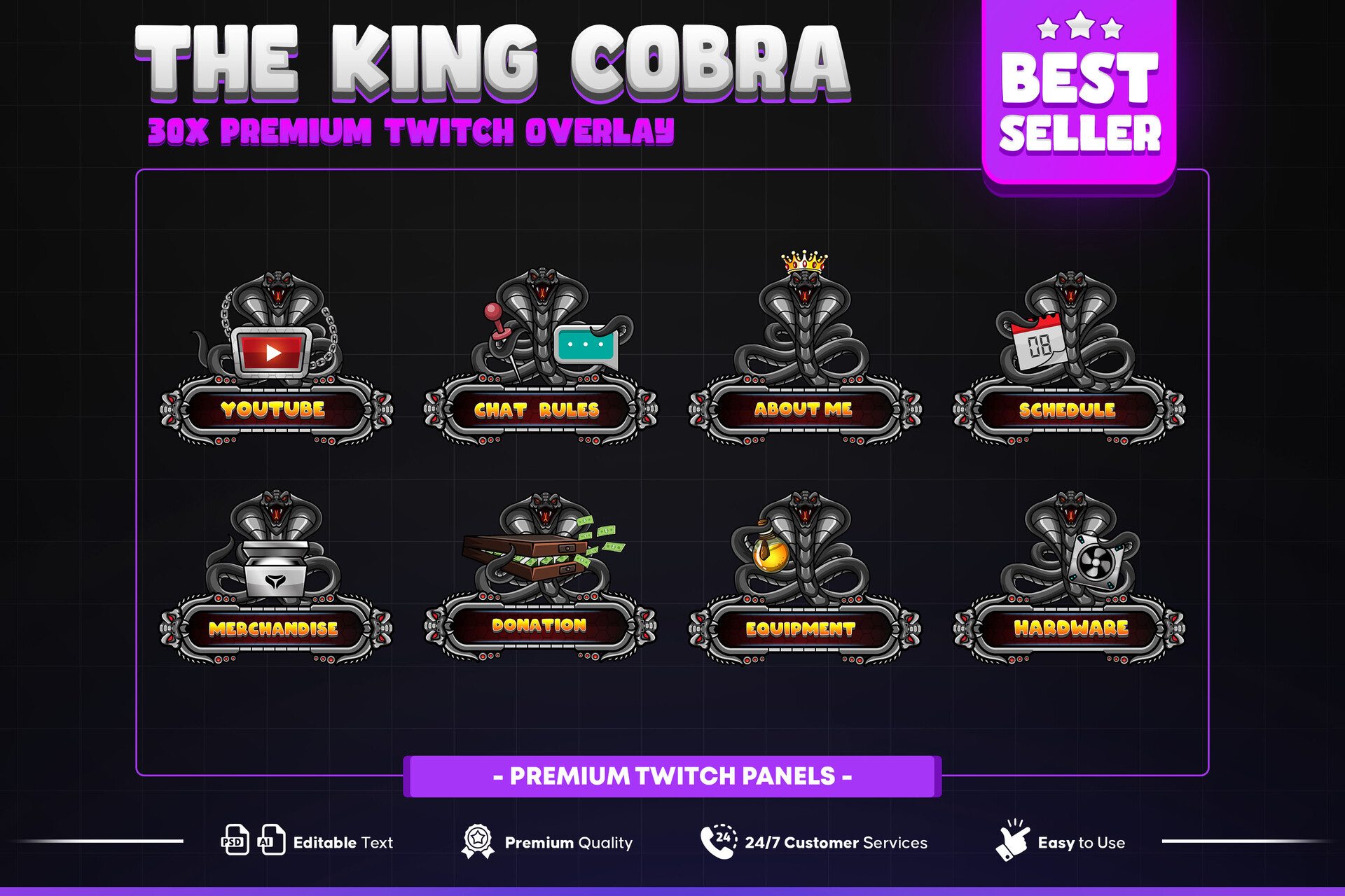 ArtStation - The Cobra Streaming Panels