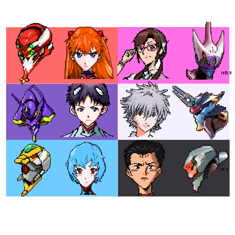 ArtStation - Pixel version of EVA