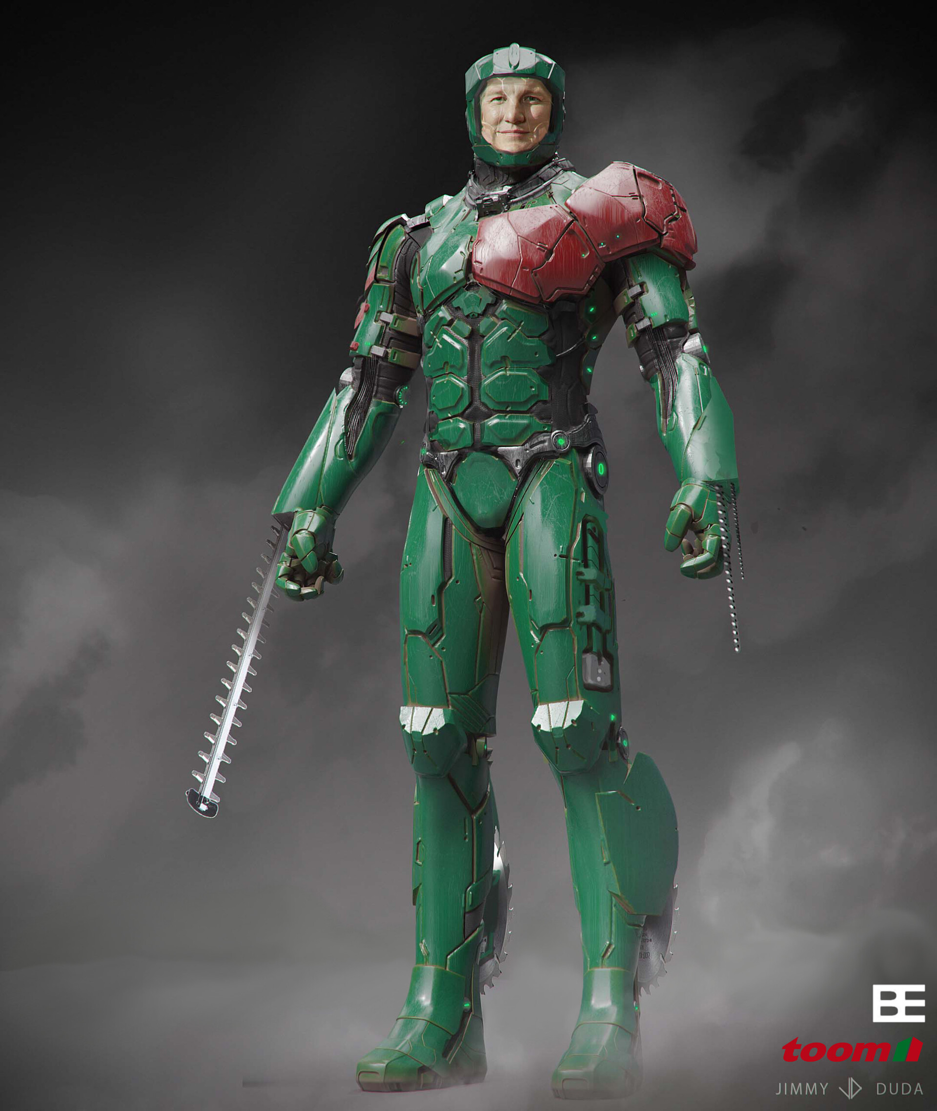 Jimmy P. Duda - TOOM commercial - Character Concept art