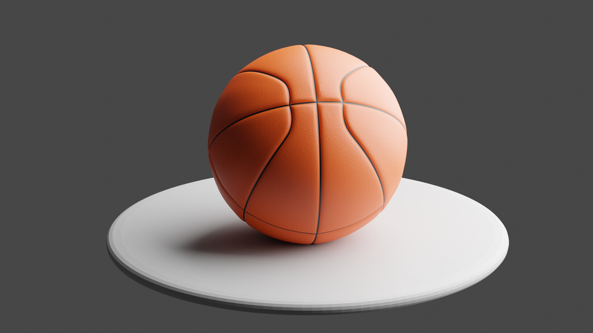 ArtStation - 3d Basketball ball