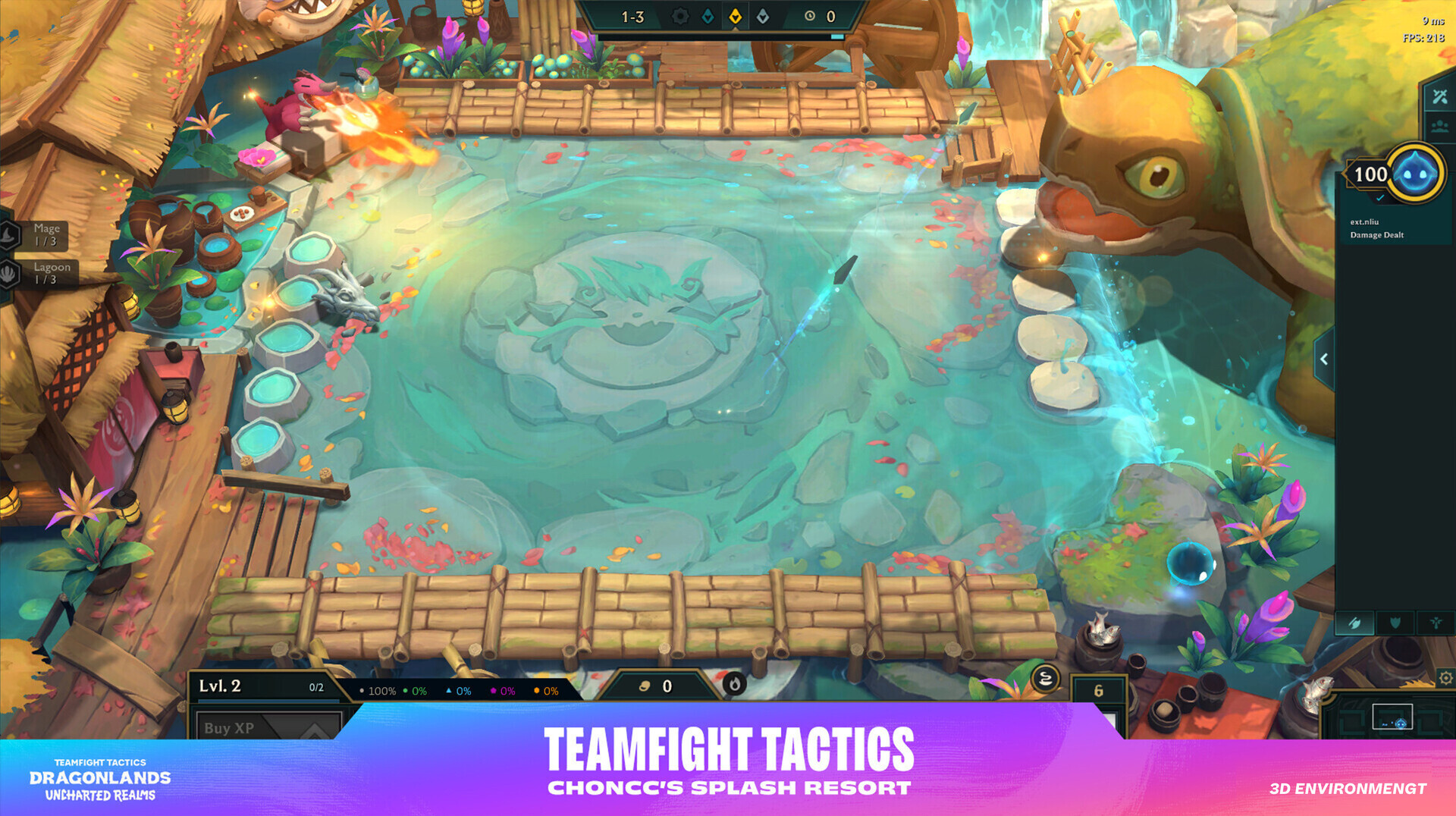 Kudos Productions - Teamfight Tactics | Set7.5 Dragonlands: Uncharted Realm | Environment