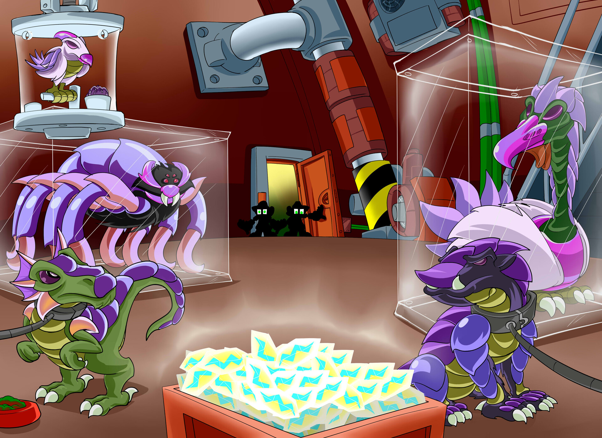 ArtStation - Planet Topia ACT 9 Captured creatures