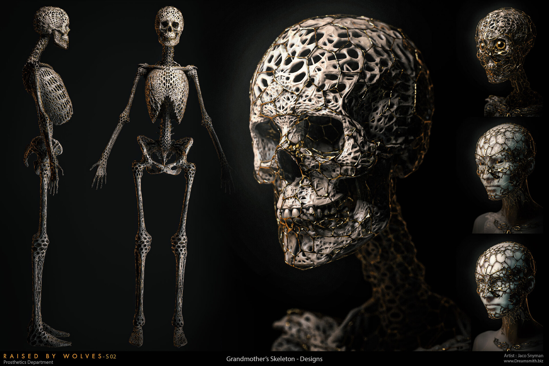 Jaco Snyman - Alien Android Skeleton - Digital Manufacturing Process